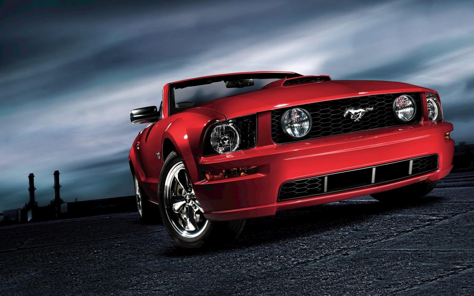 Roaring Red Ford Mustang: Power Meets Performance