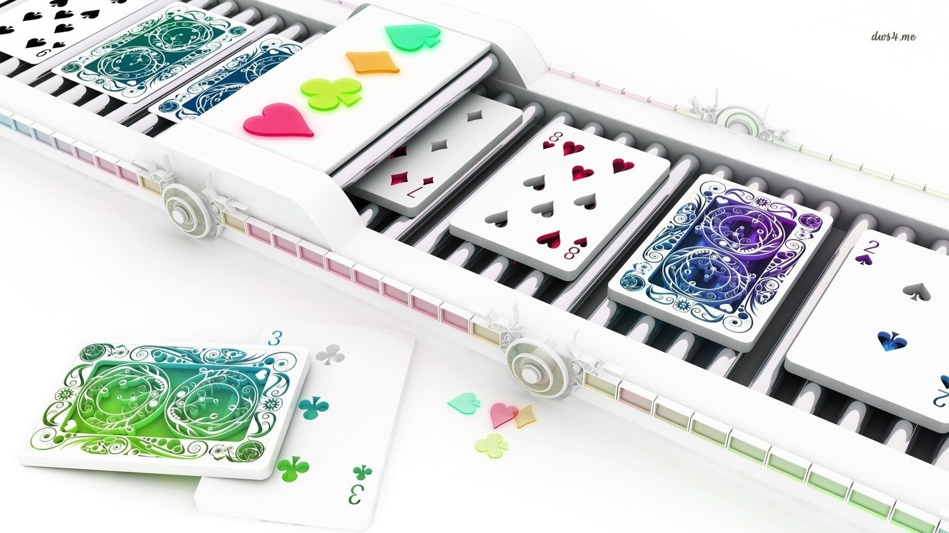 Innovative Card Conveyor: Man-Made Precision in Play
