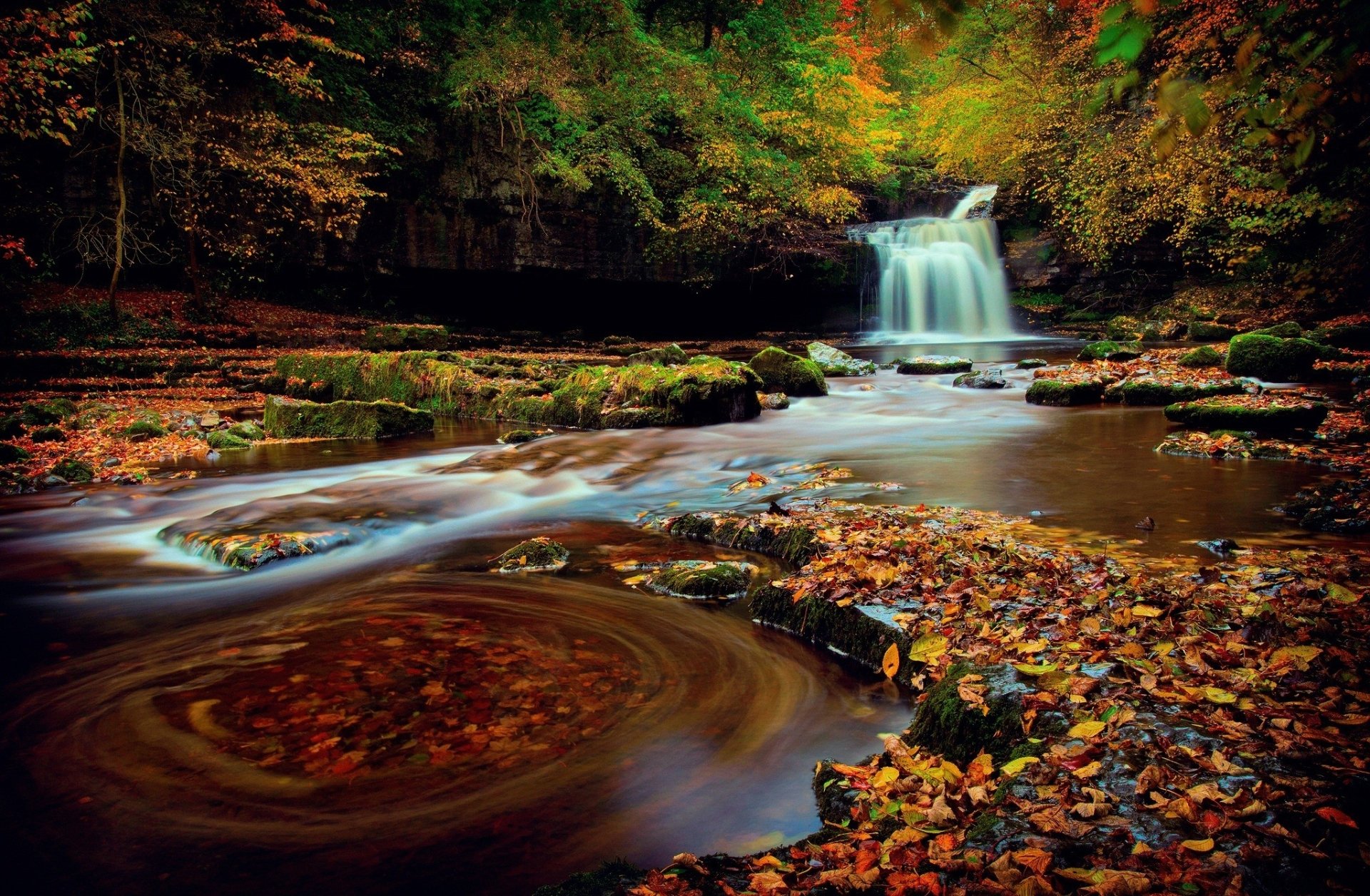 Autumn Whirlpool Falls
