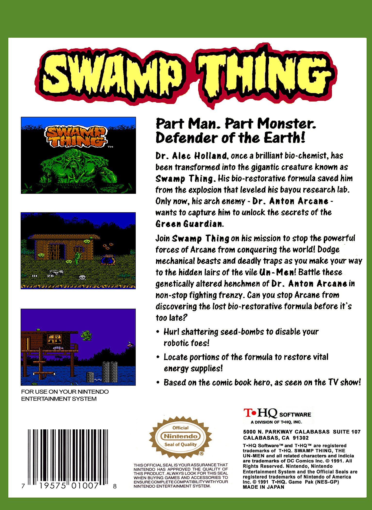 Download Video Game Swamp Thing Image