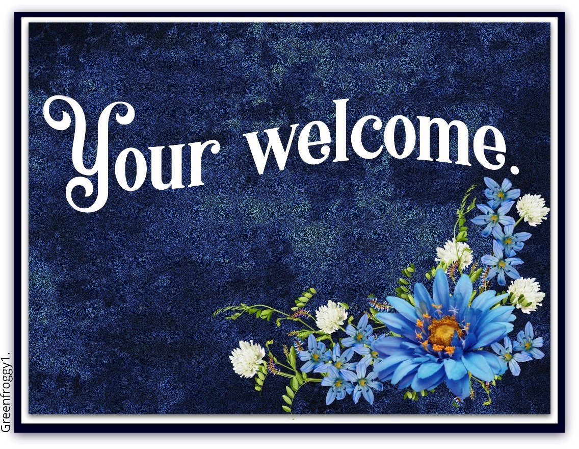 YOUR WELCOME Image - ID: 285059 - Image Abyss