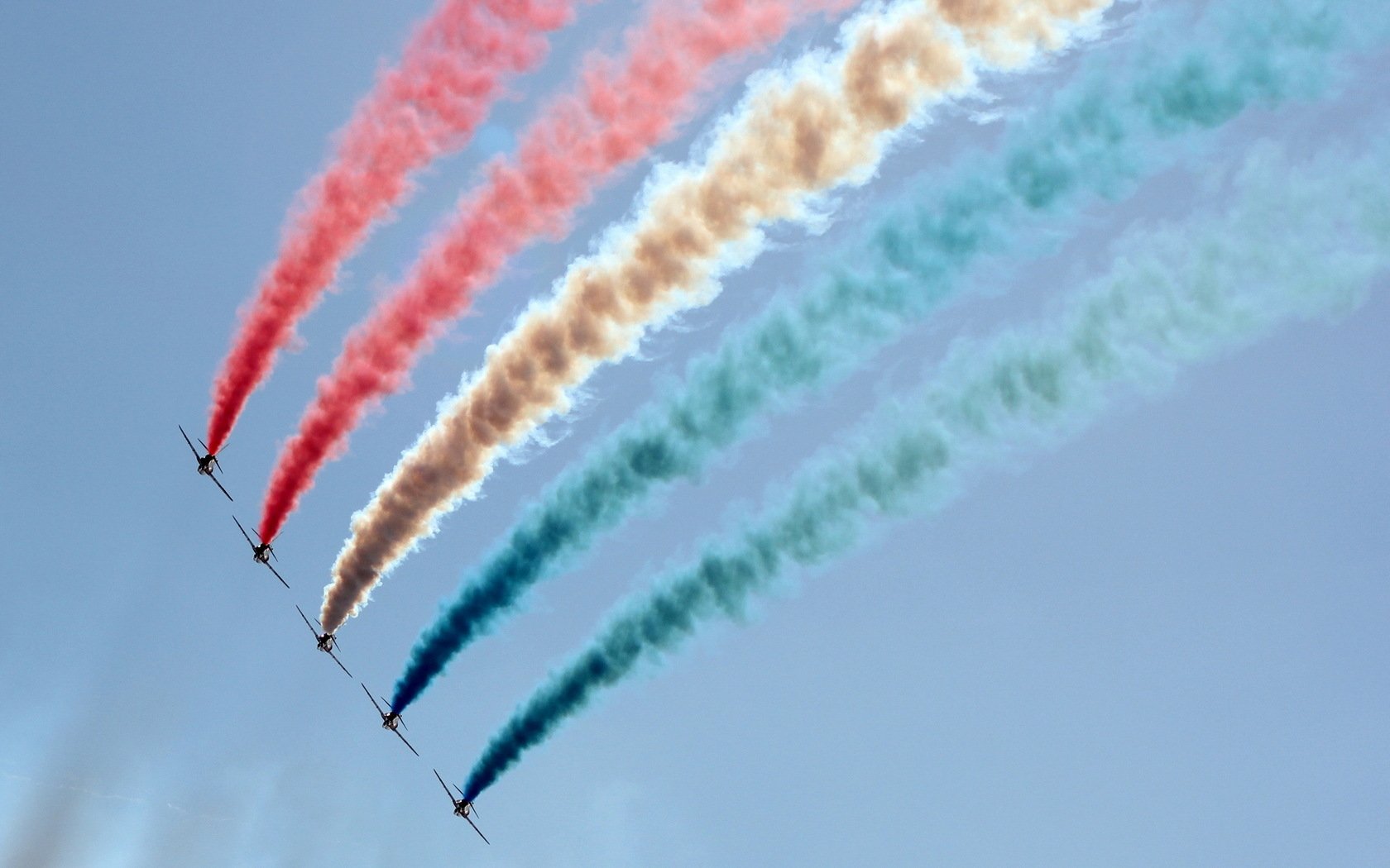 Spectacular Military Air Show: Trails of Valor in the Sky