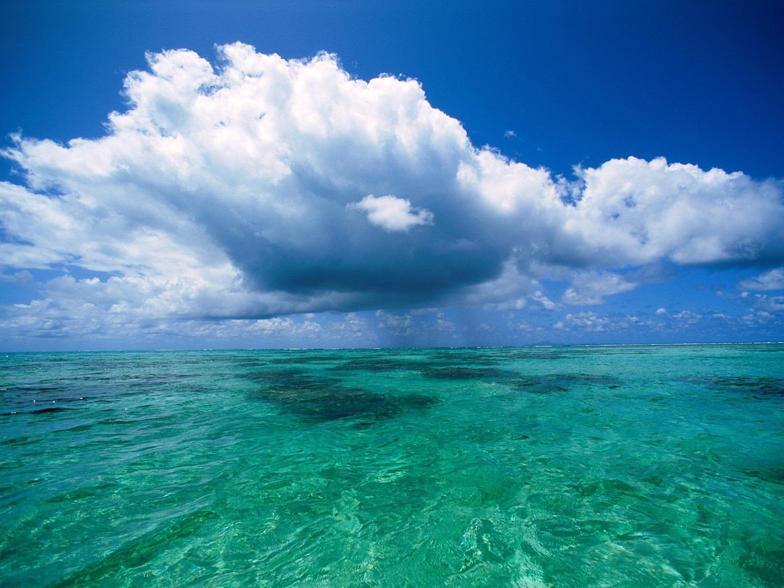 Download Cloud Sky Turquoise Nature Horizon Ocean Image
