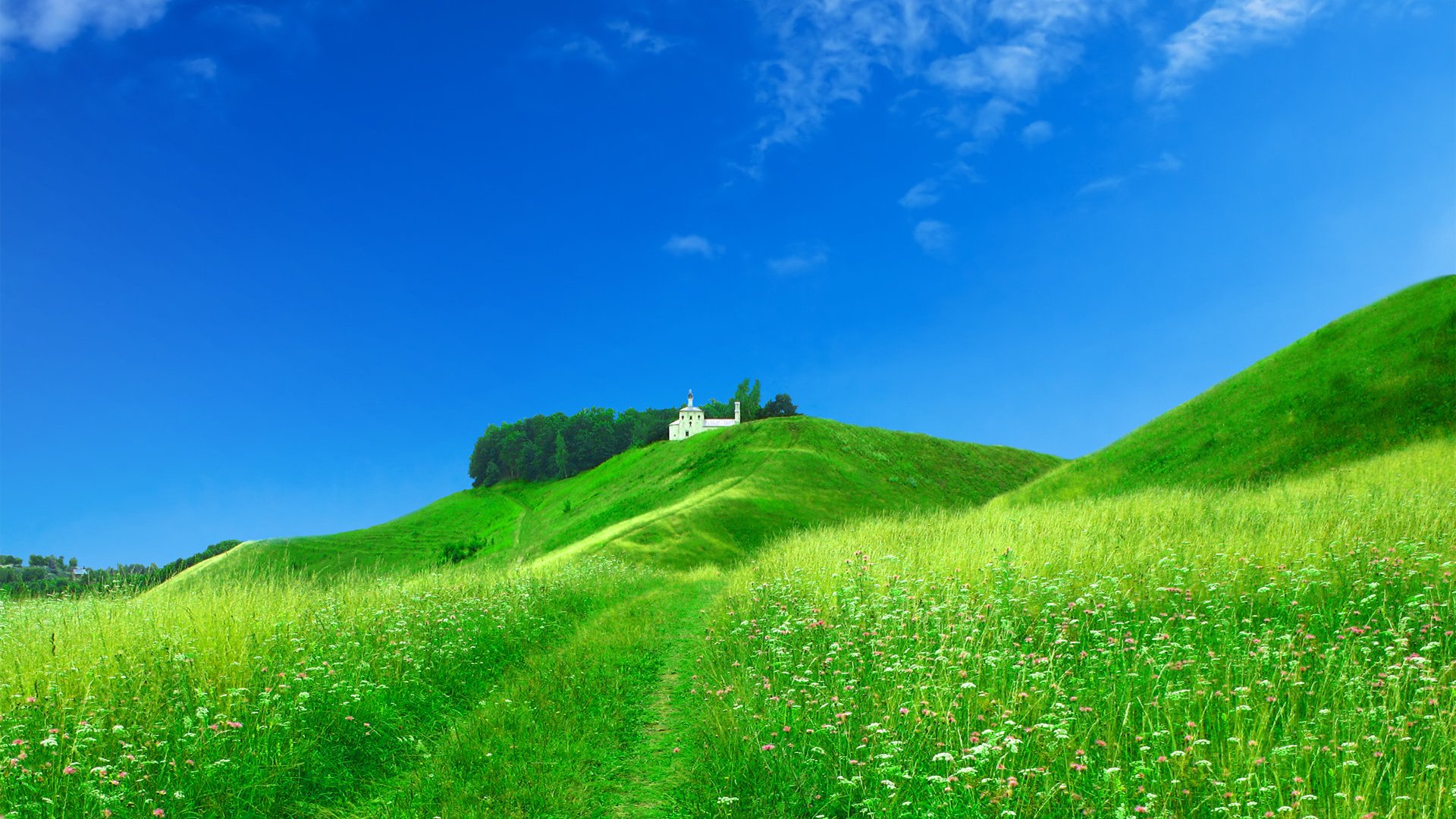 Serene Hillscape: A Stunning Landscape Photography