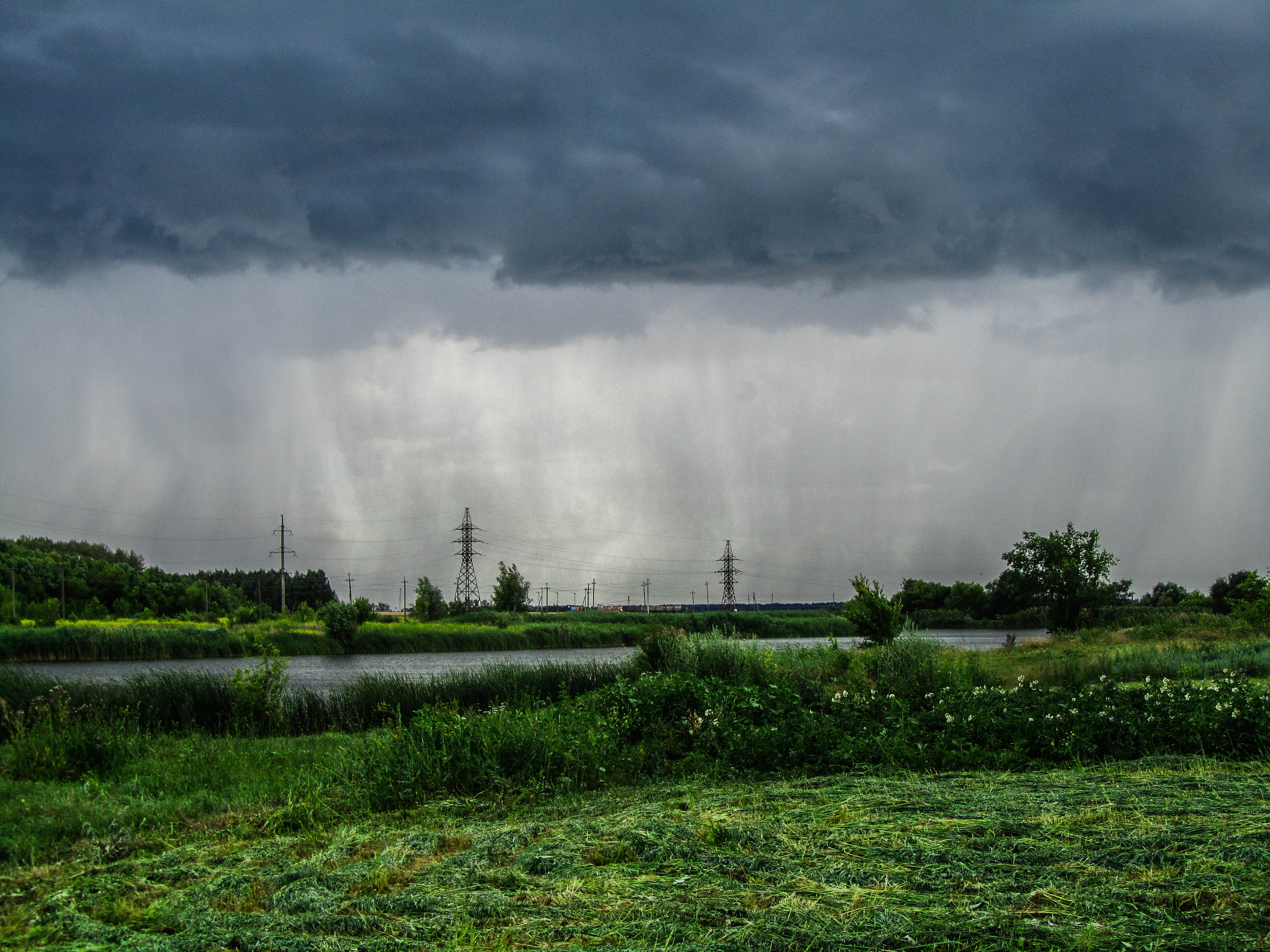 Nature's Fury: Capturing a Stormy Landscape by Vergilius