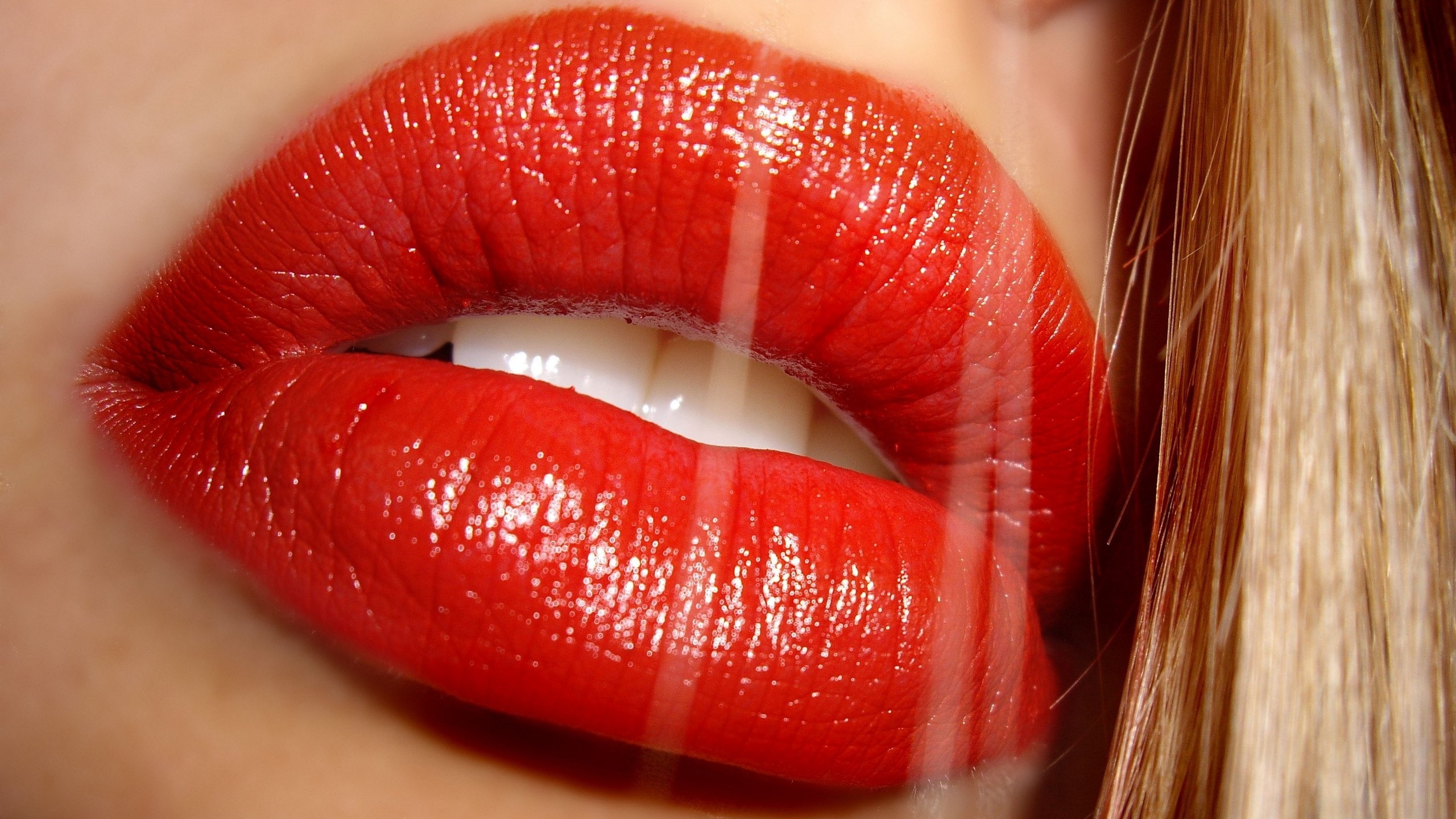 Bold Red Lips: A Woman's Statement