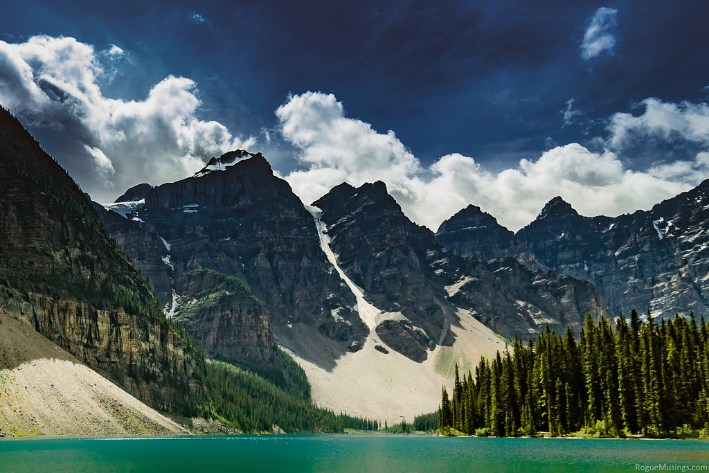 Download Nature Banff National Park Mountain Lake Forest Image