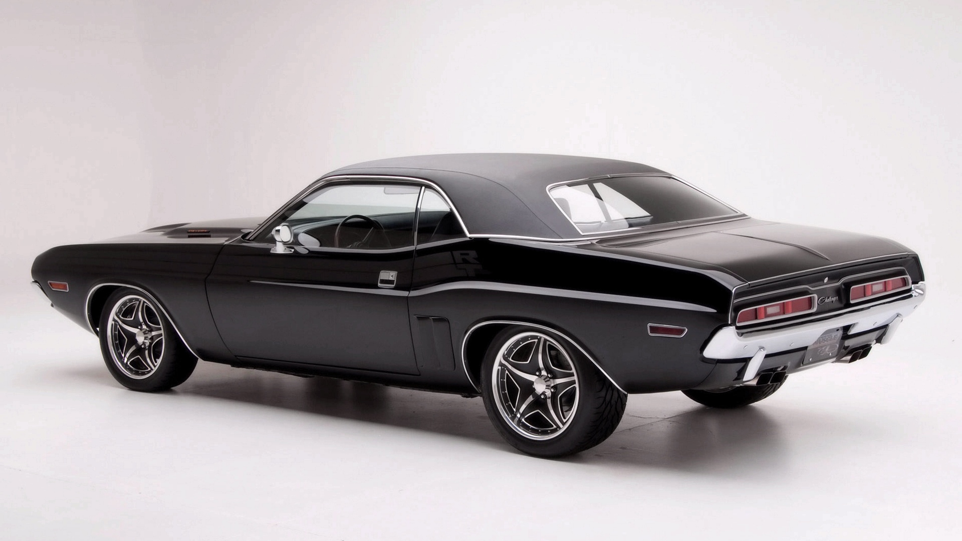 Classic Dodge Muscle Car in Sleek Black