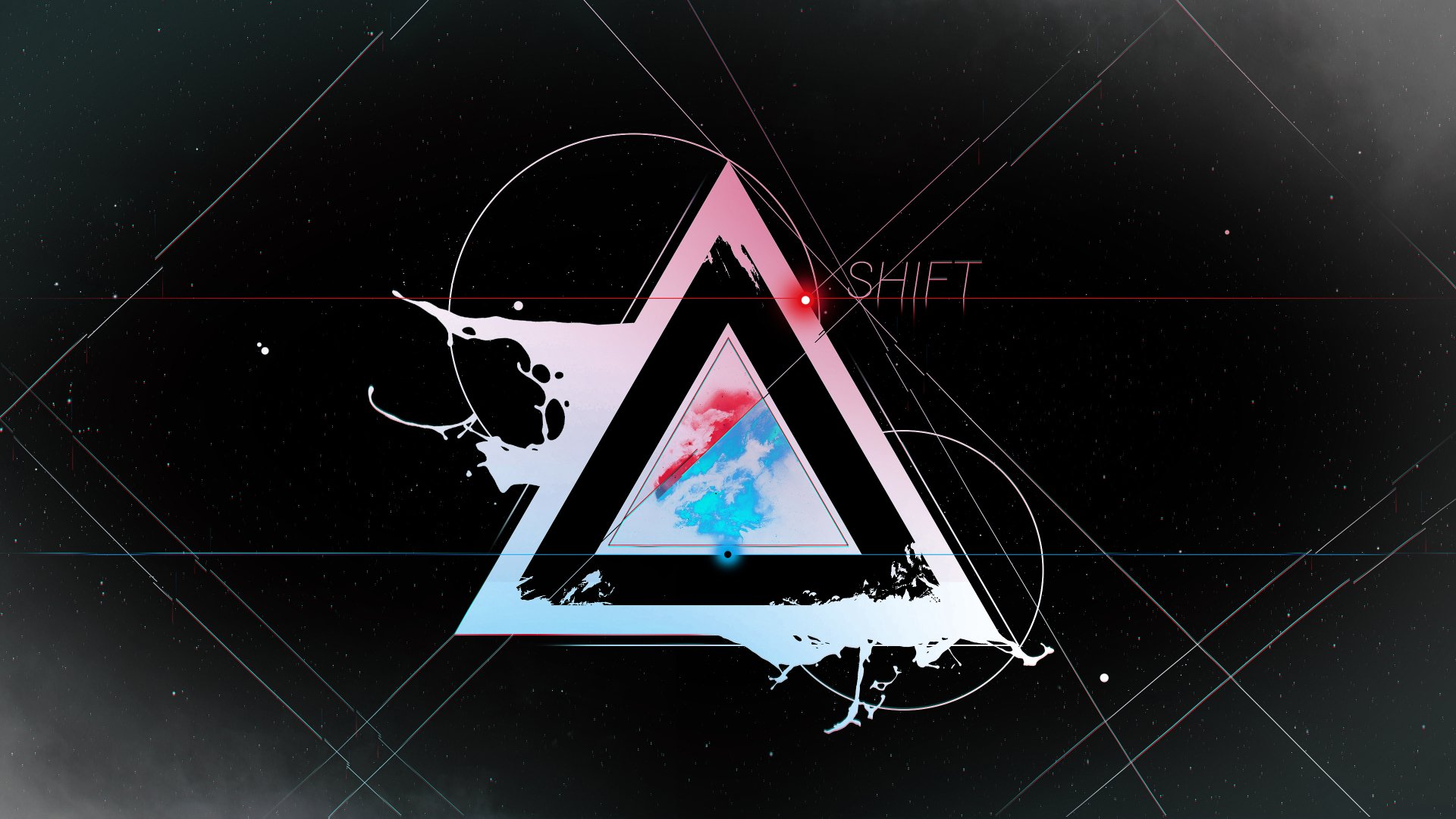 Download Glitch Abstract Triangle Image