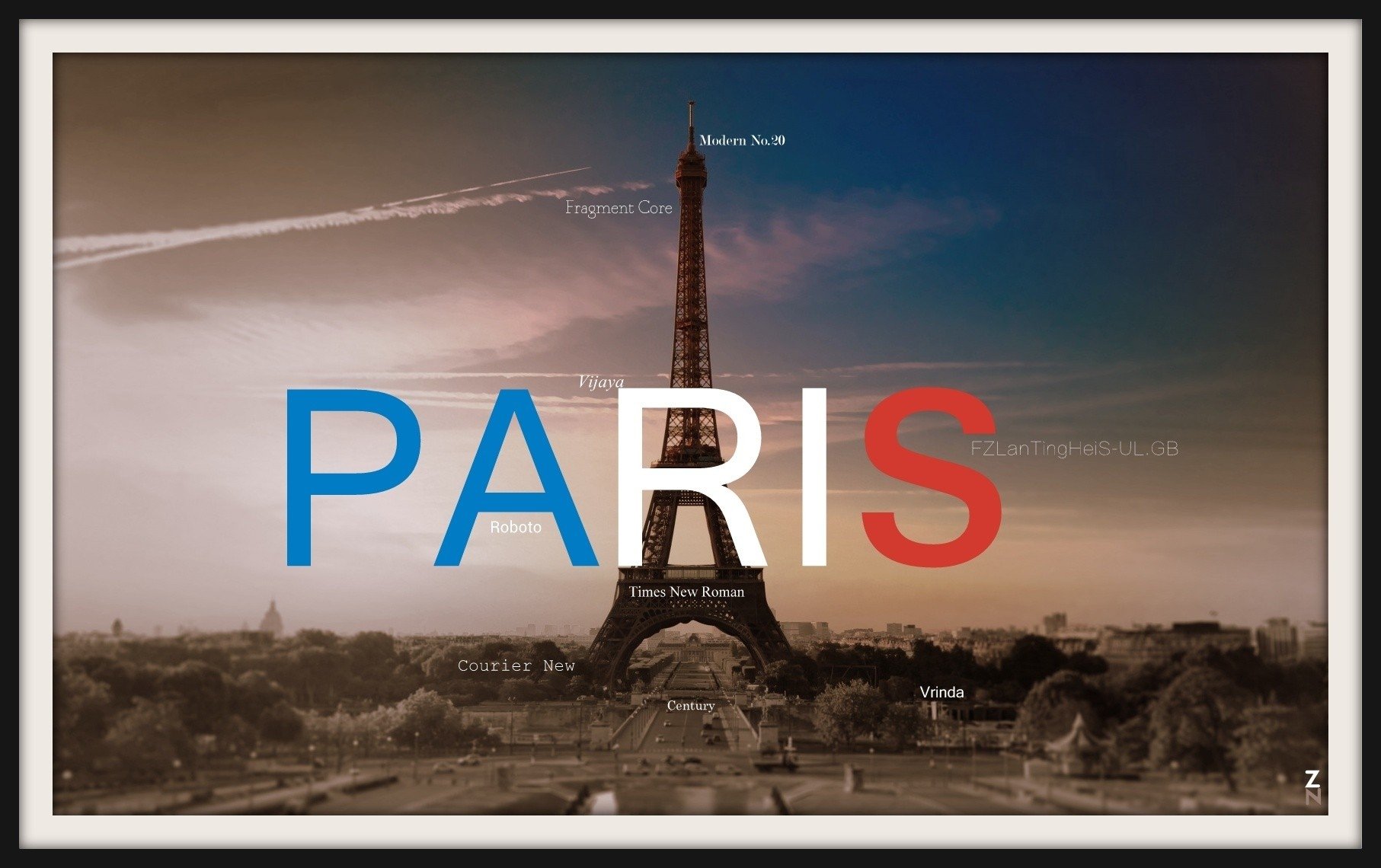 Download Typography City France Man Made Paris Image