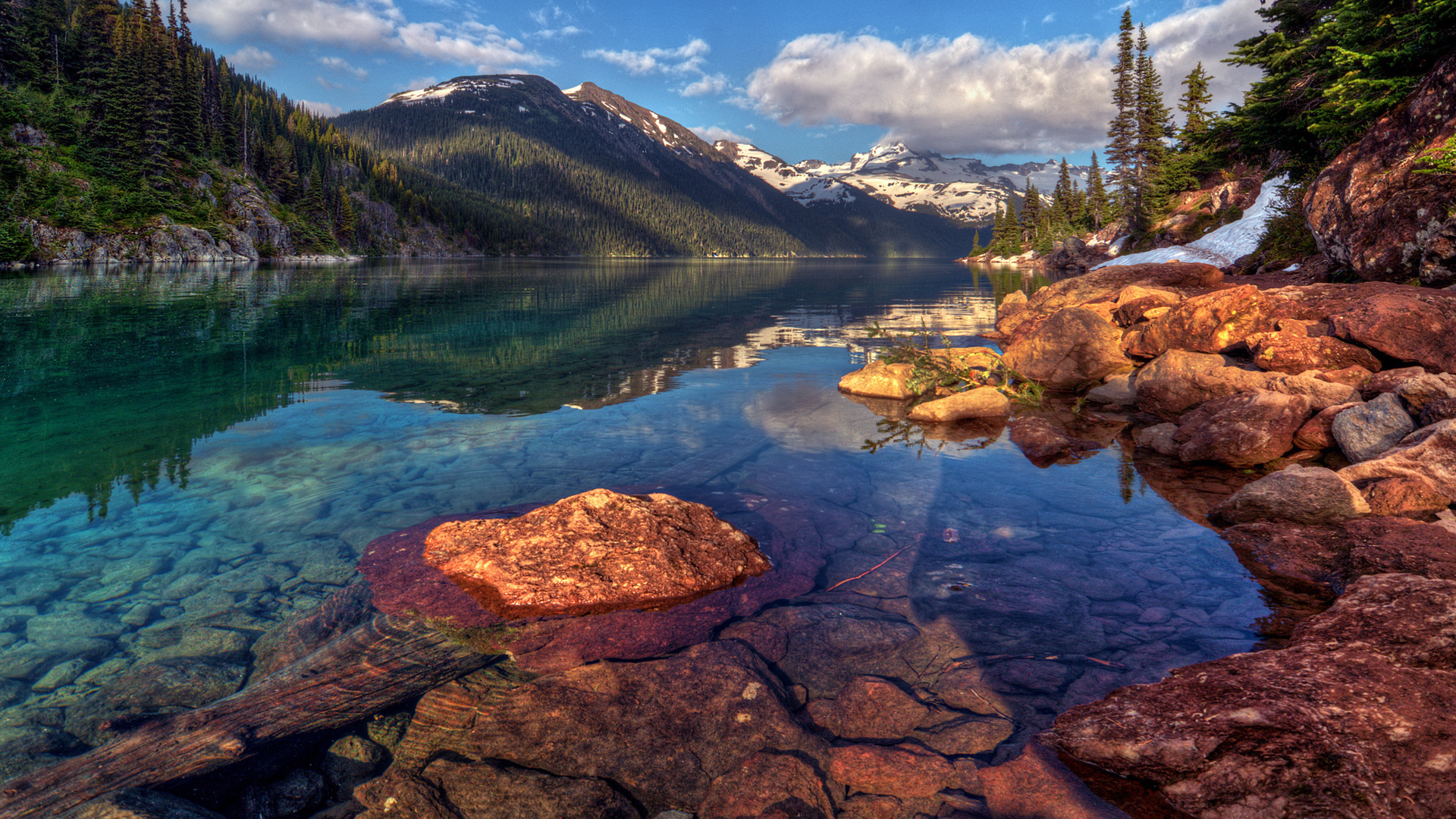 HDR Nature's Mirror: A Pristine Reflection