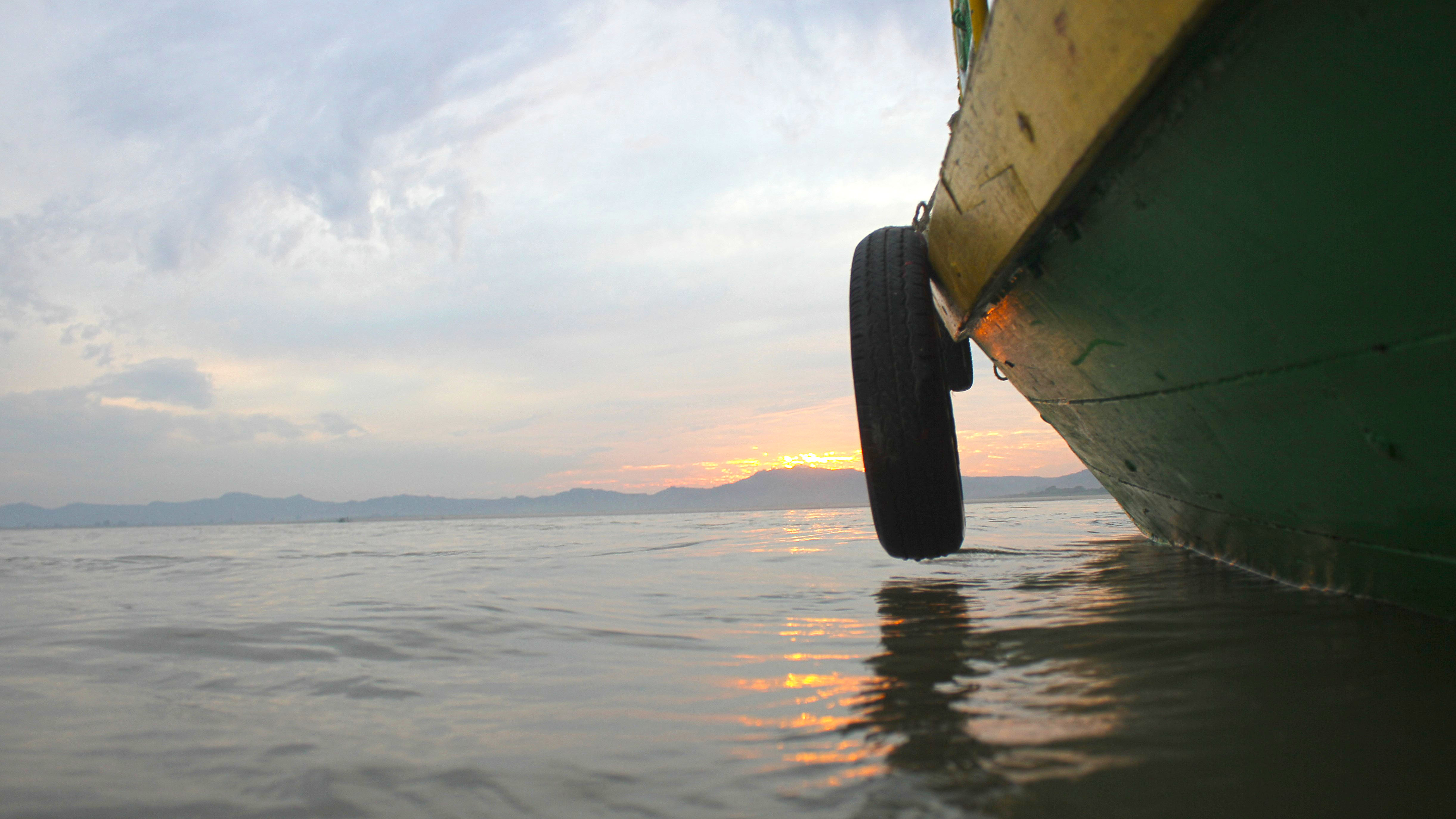 Sunset in "Ayarwaddy" river by skywalker1993 - Image Abyss