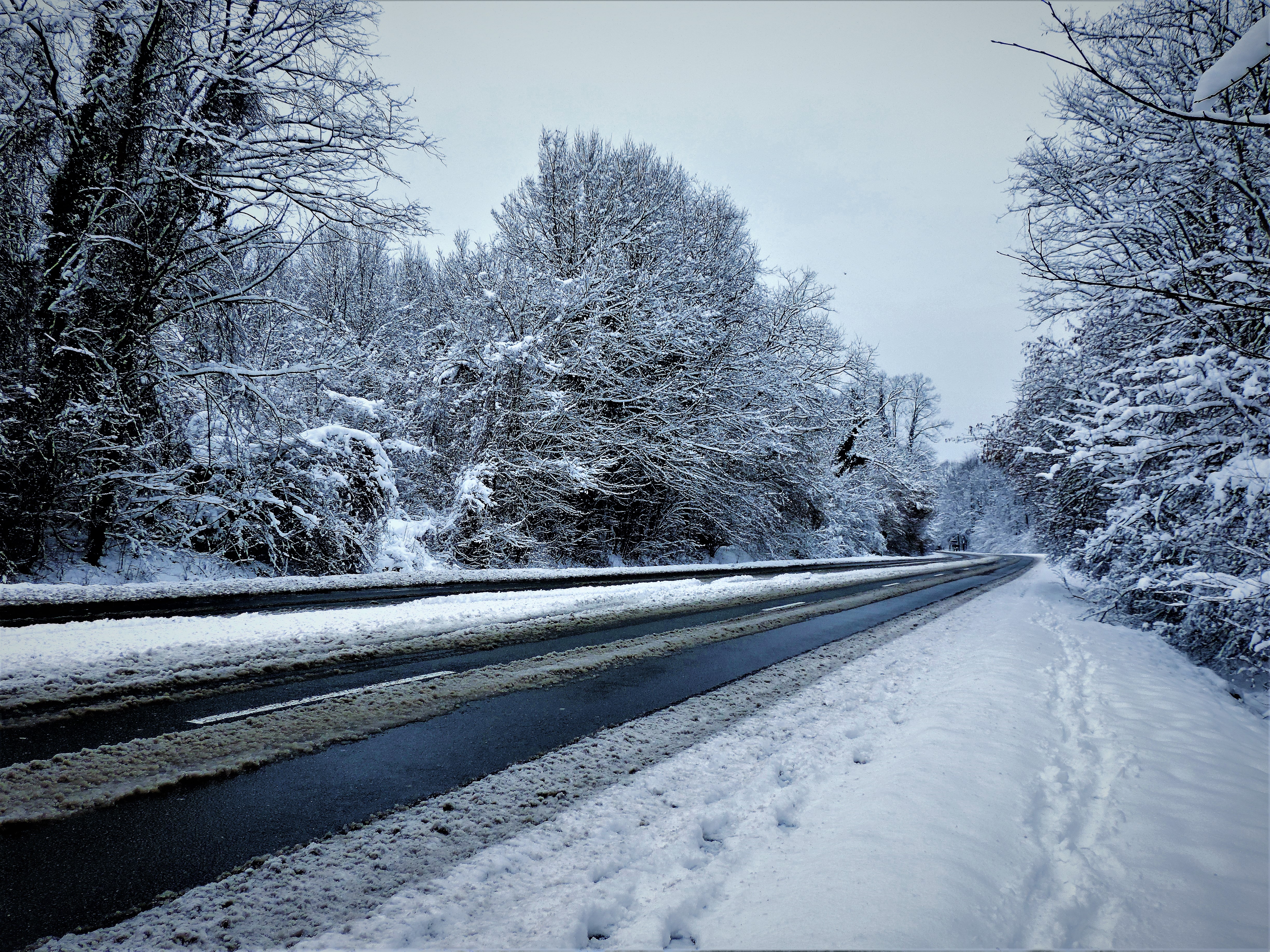Download Winter Snow Man Made Road Image by ClemRaptor2002