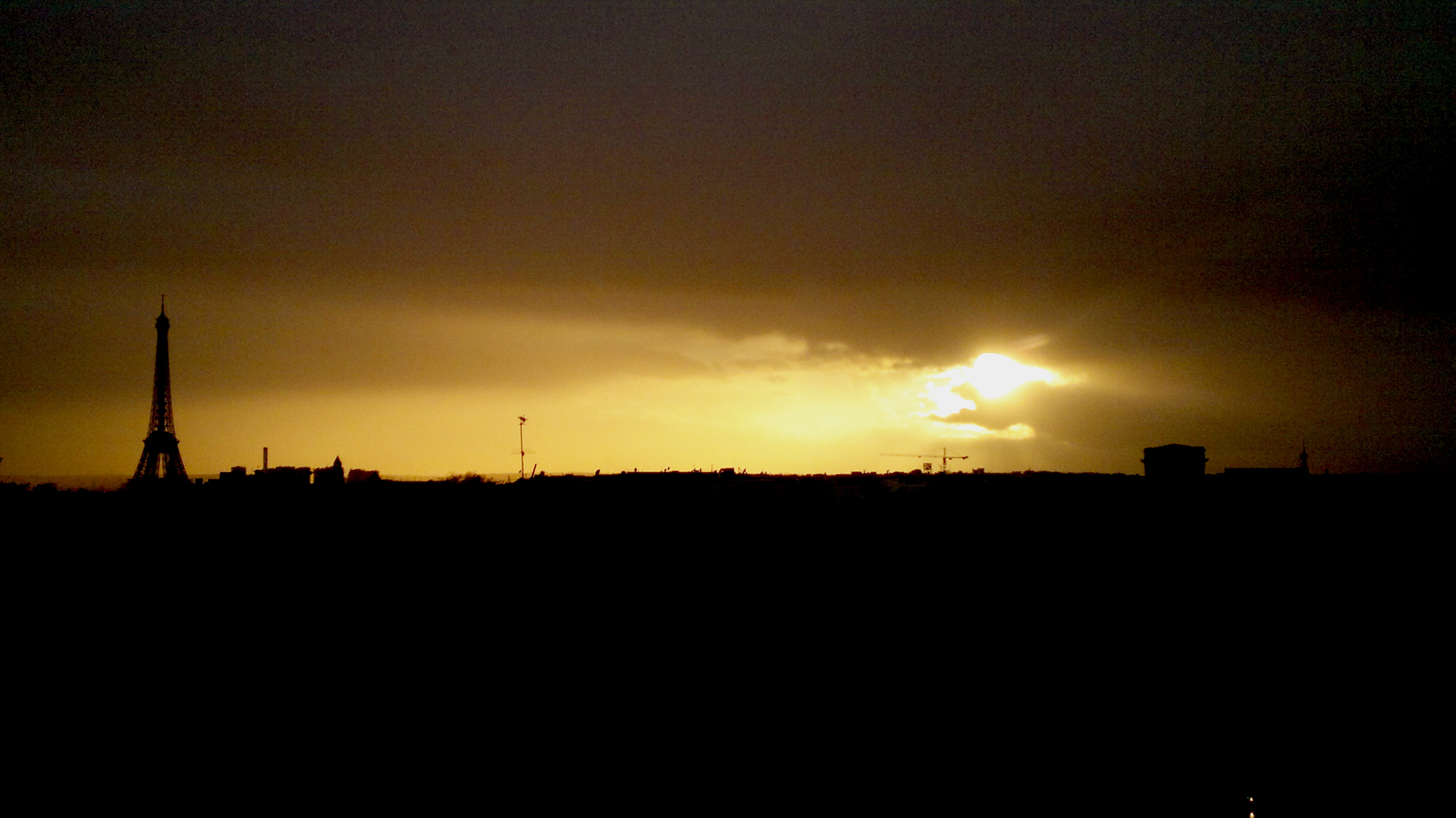 Sunset over Paris by Haadaway - Image Abyss