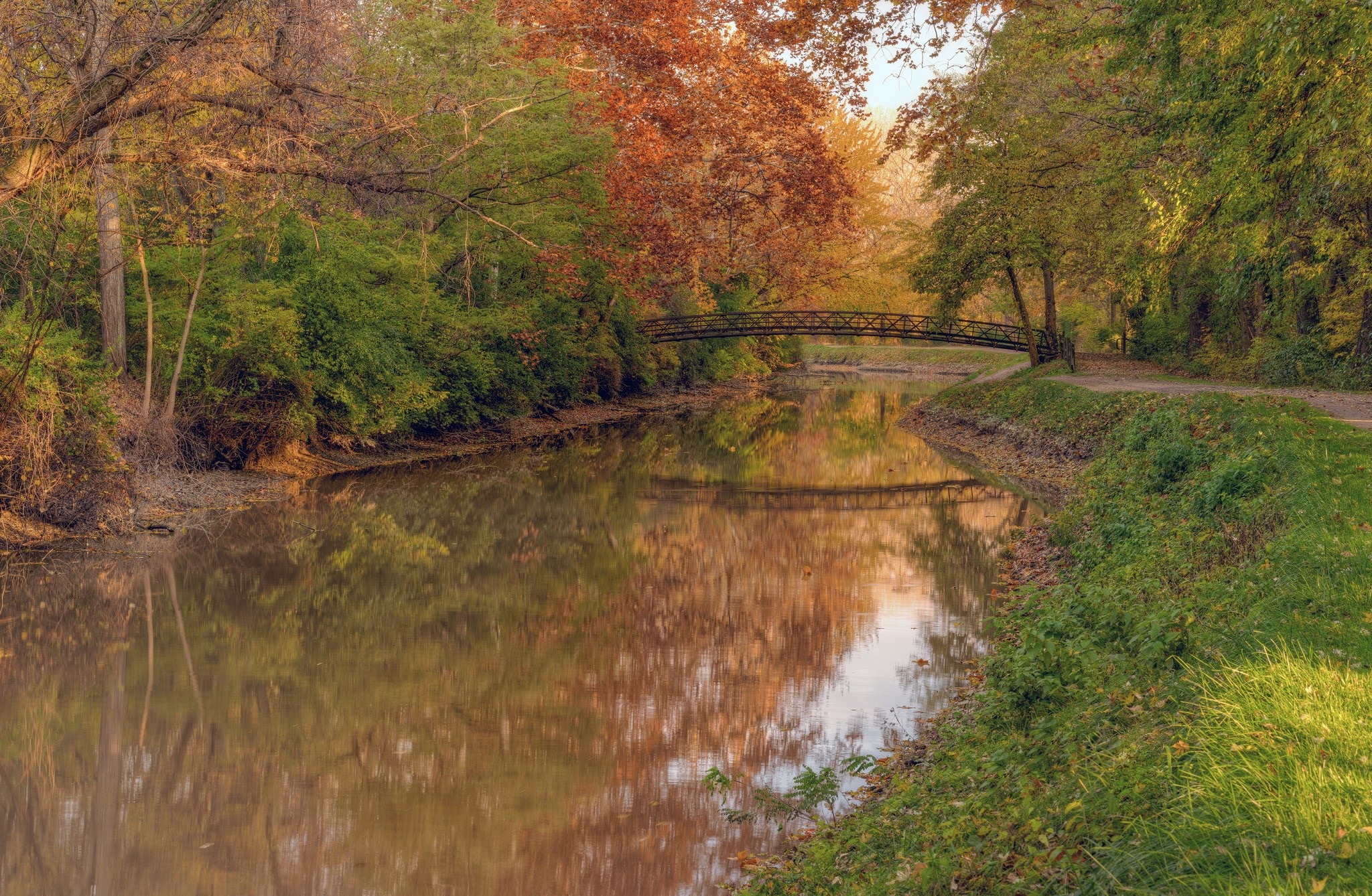Download Bridge River Photography Fall Image