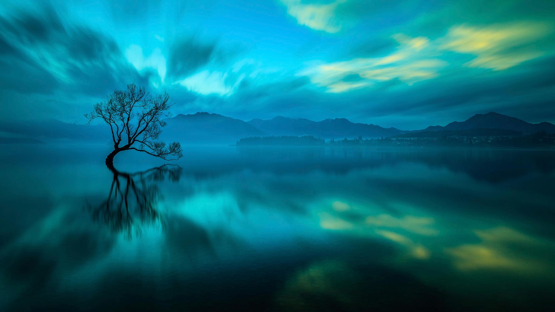 Download Sky Lake Nature Reflection Image