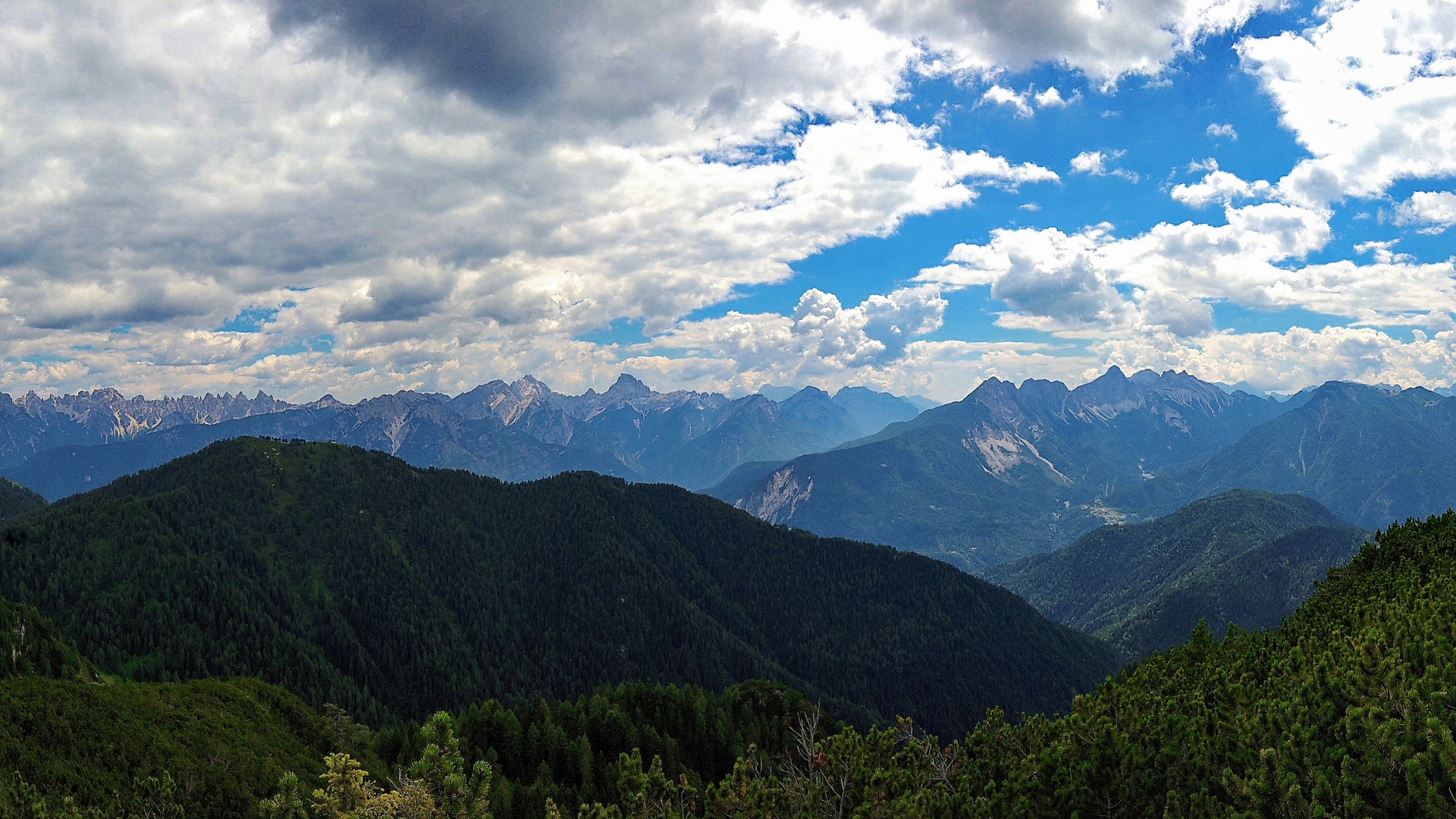Clouds over the Mountains - Image Abyss