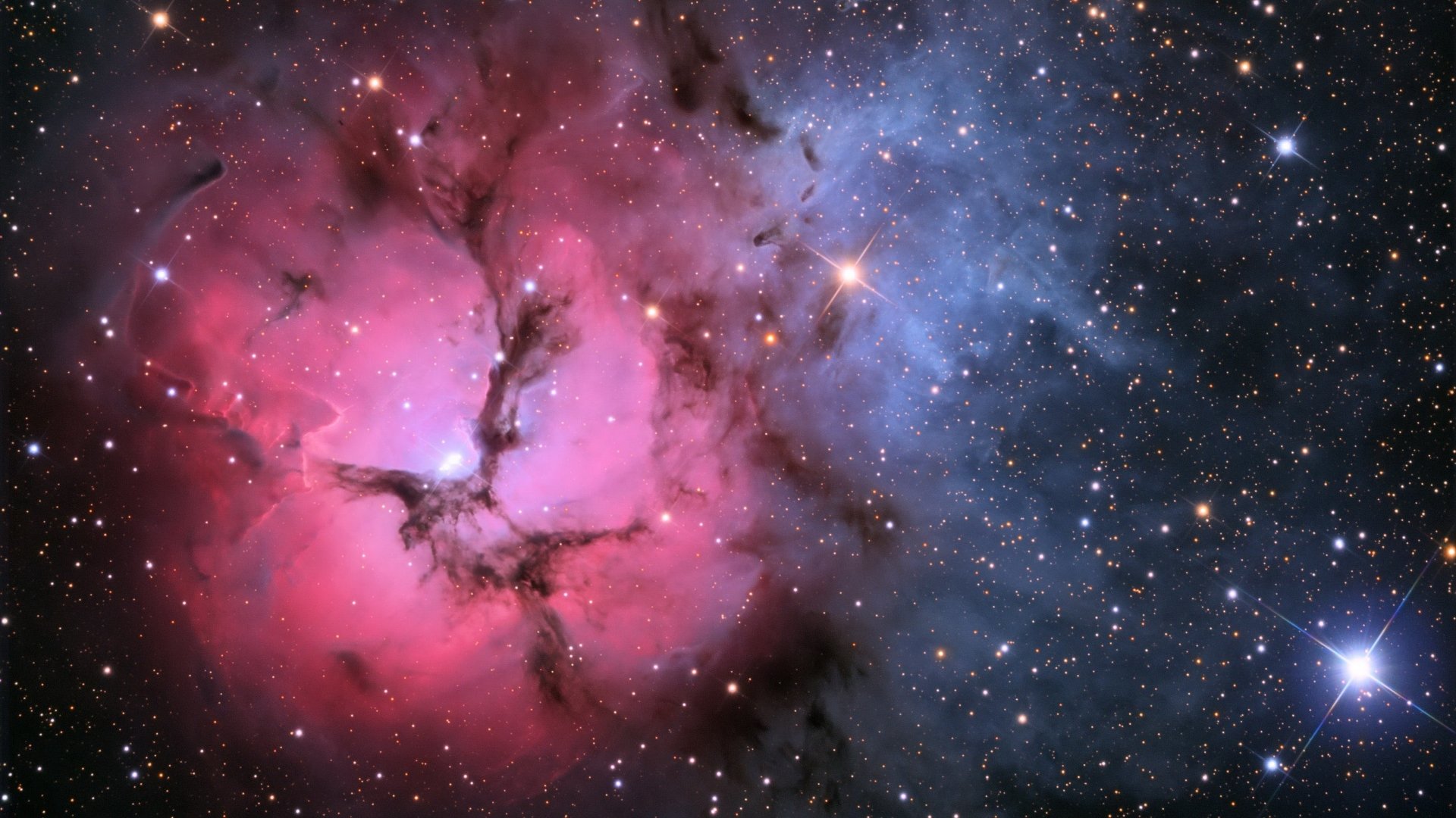 Trifid Nebula - Desktop Wallpapers, Phone Wallpaper, PFP, Gifs, and More!