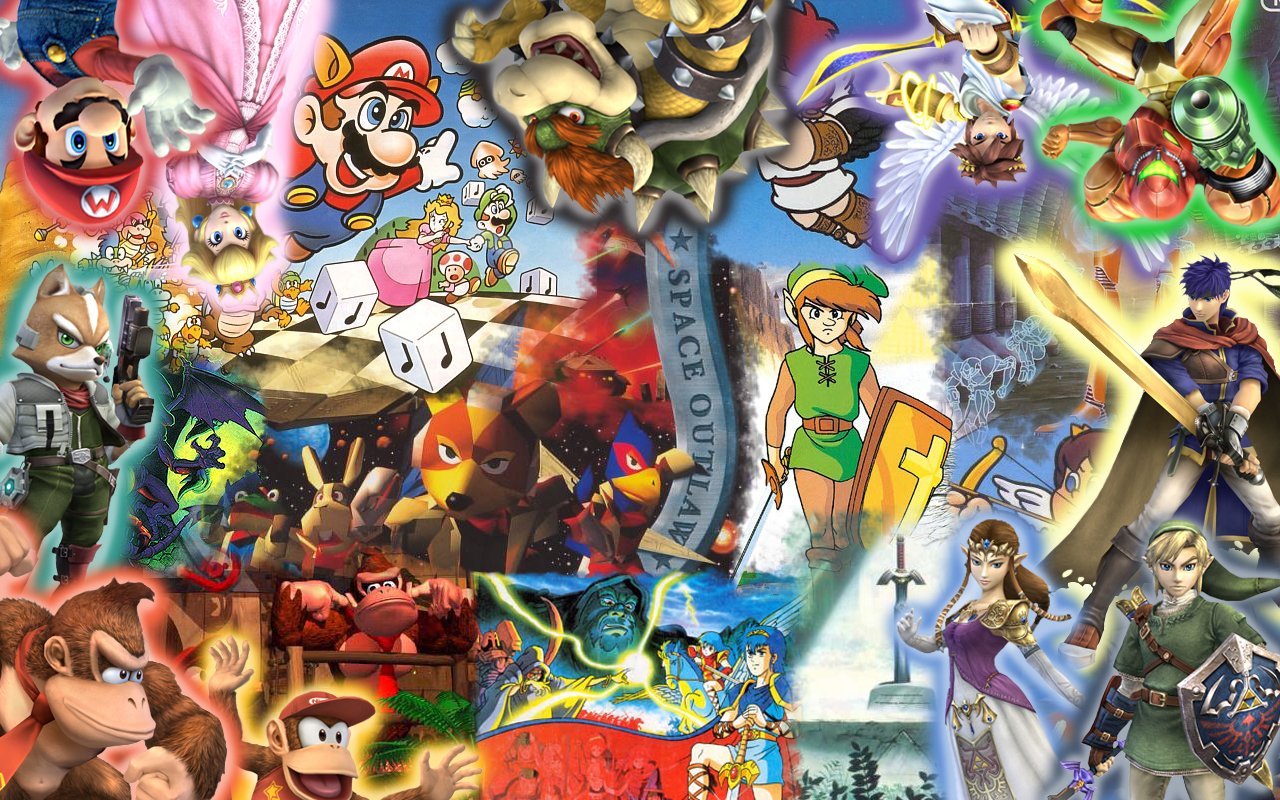 Download Video Game Collage Image