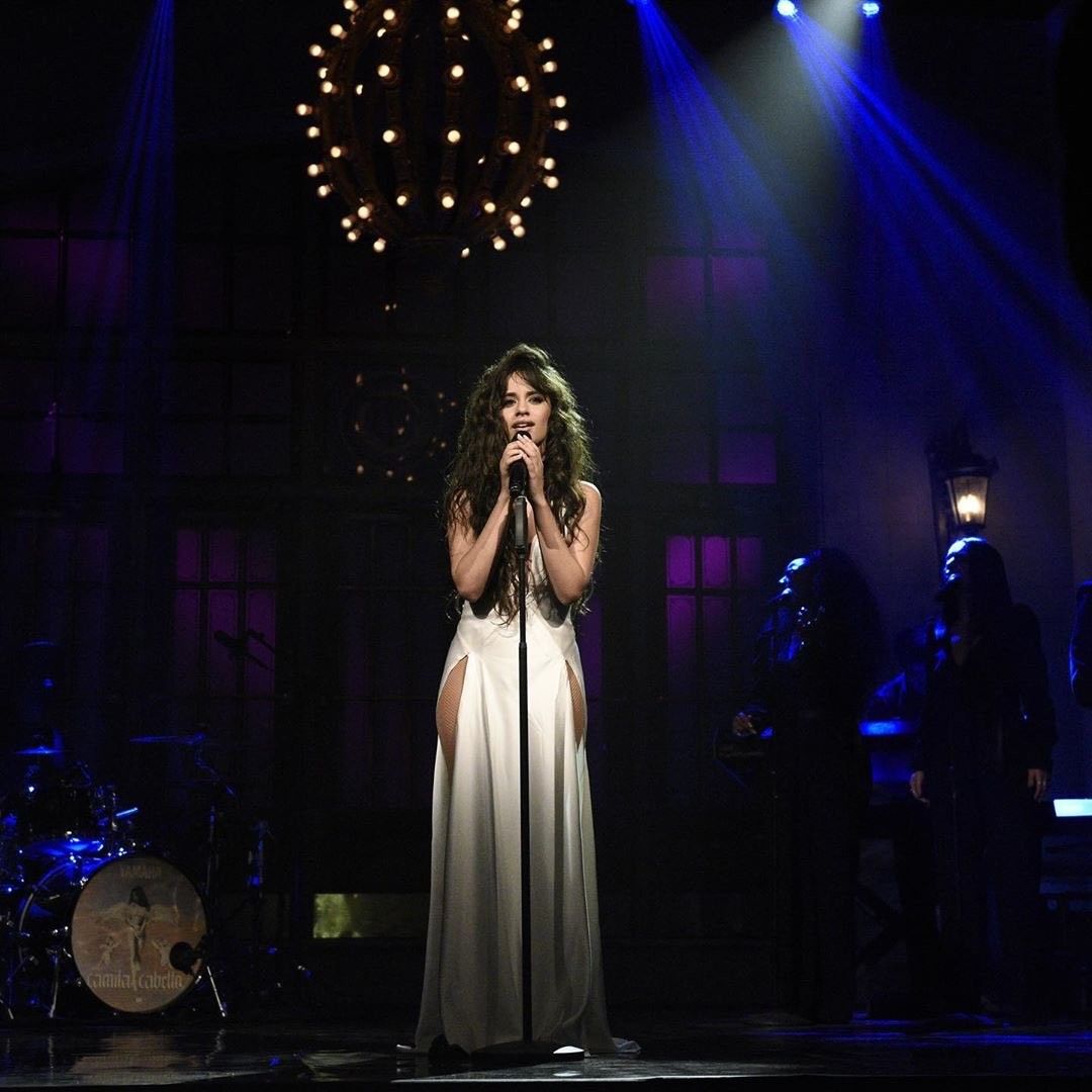 Download White Dress Singer Music Camila Cabello Image