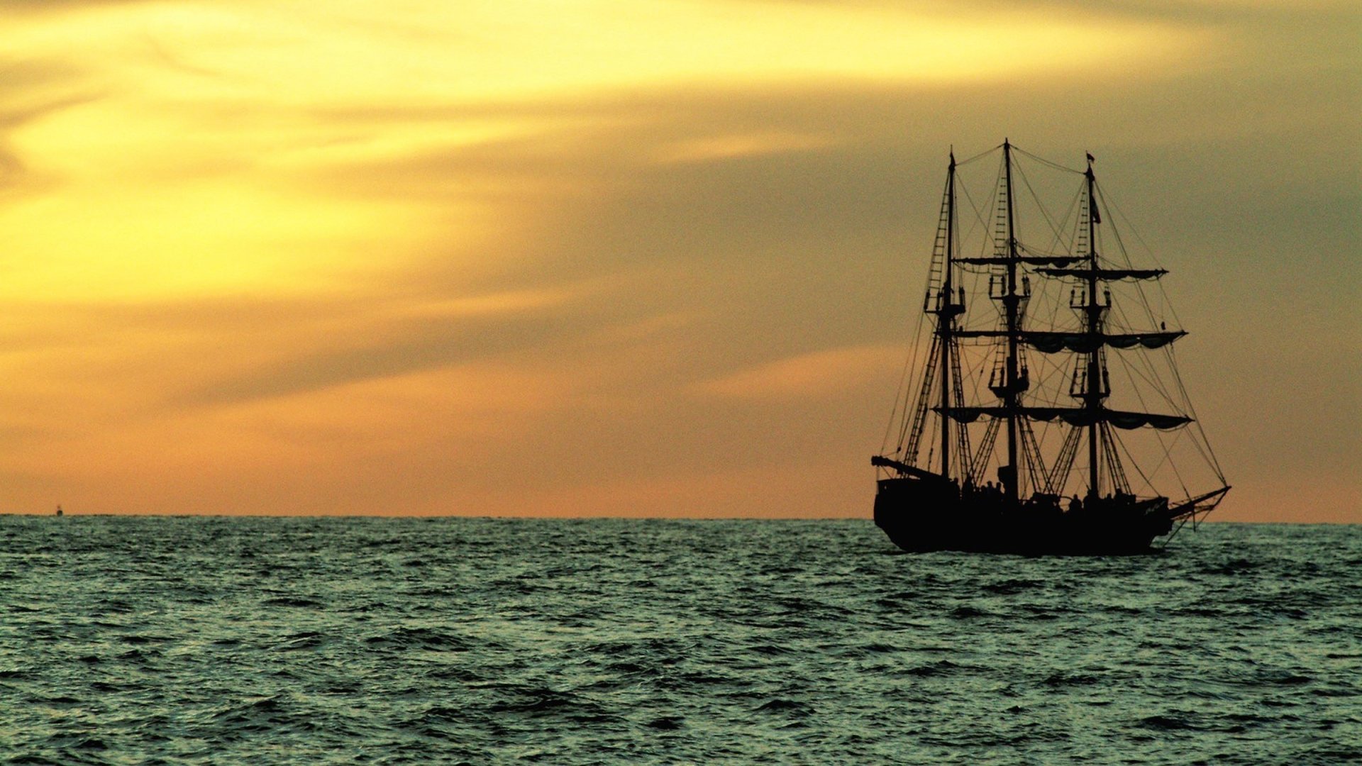 Sailing Ship at Sunset Image - ID: 315402 - Image Abyss