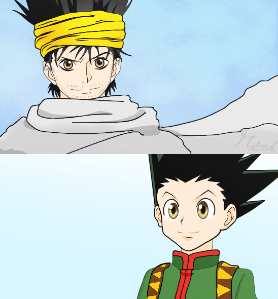 Ging vs Gon by Moncef23dz
