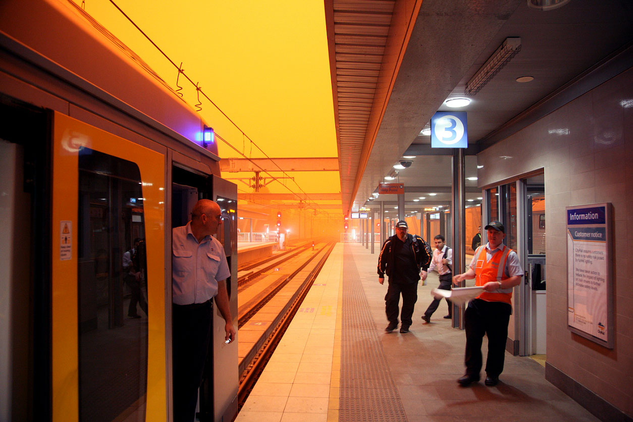 Urban Pulse: A Man-Made Subway Scene