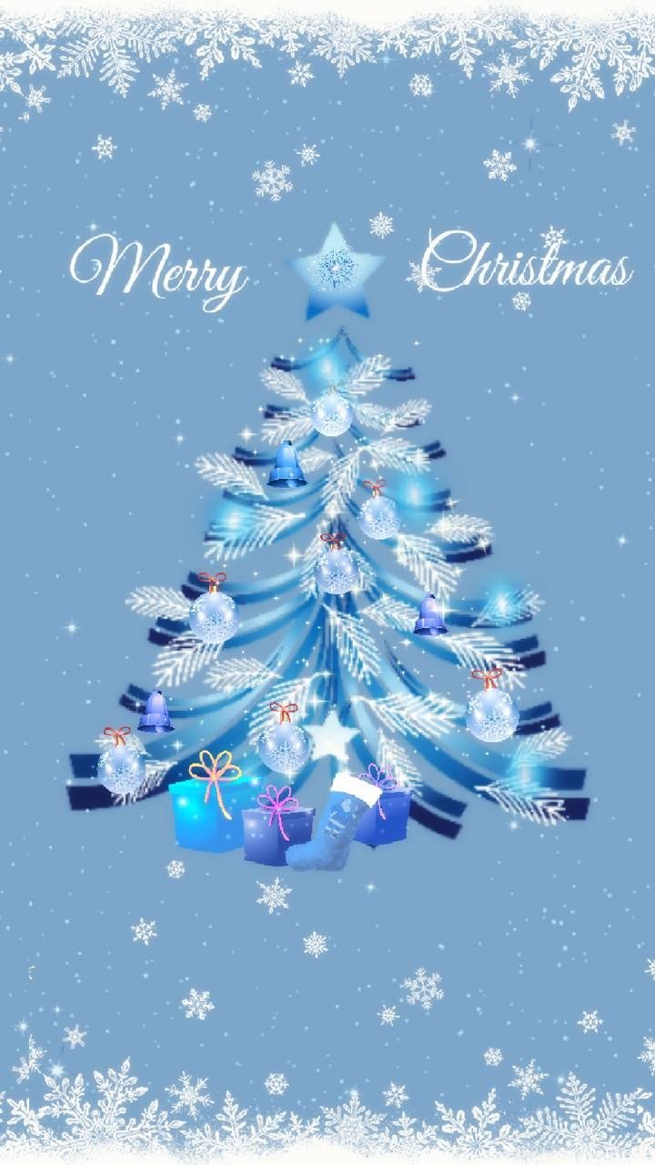 Download Snowflake Christmas Ornaments Blue Christmas Tree Holiday ...
