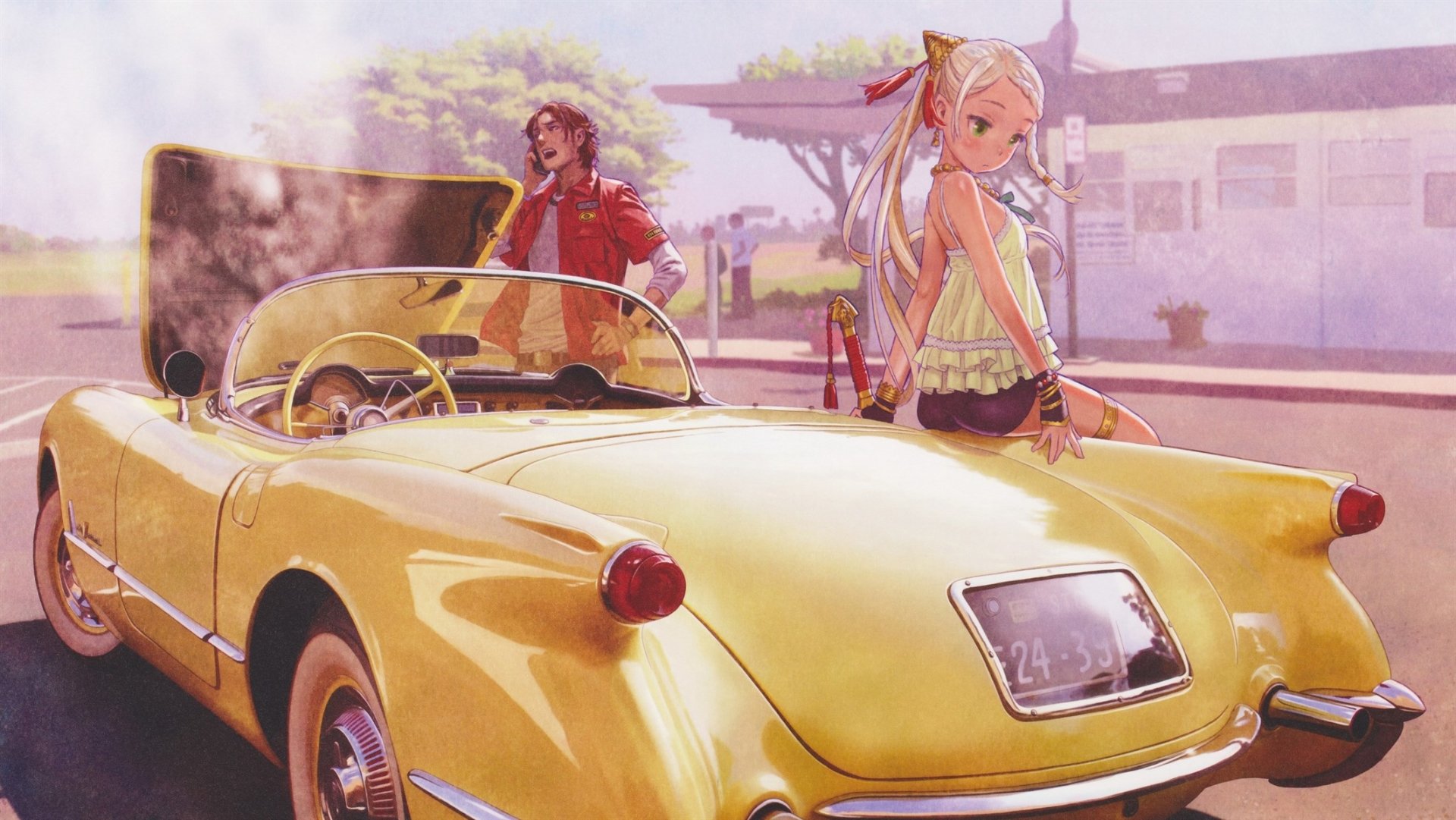 Download Anime Cop Craft Image