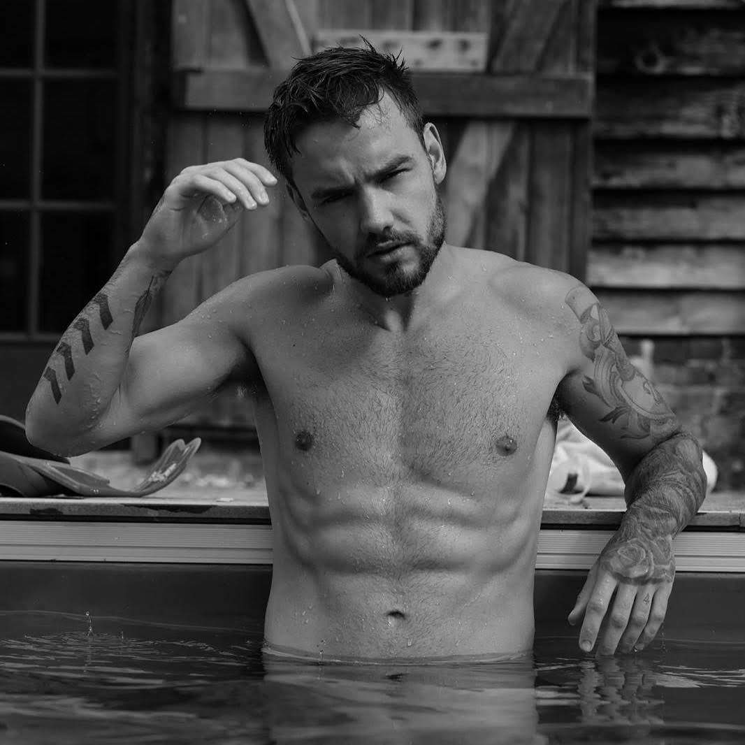 Download One Direction Tattoo Black & White Singer Music Liam Payne Image