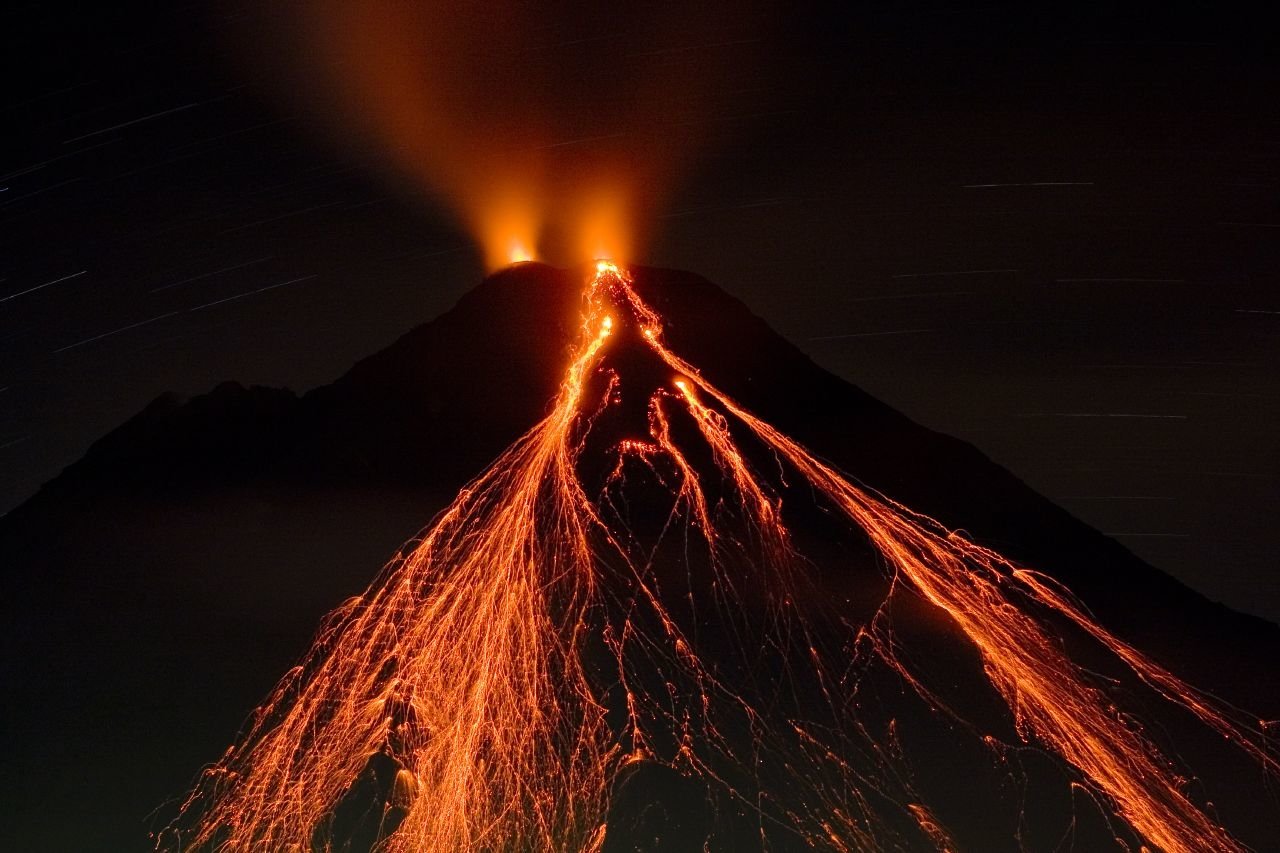 Powerful Eruption: Nature's Volcano in Action