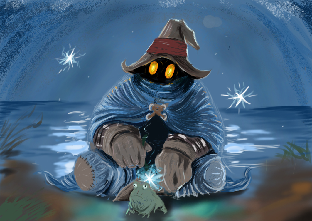 Final Fantasy Wizard by ryukrabit