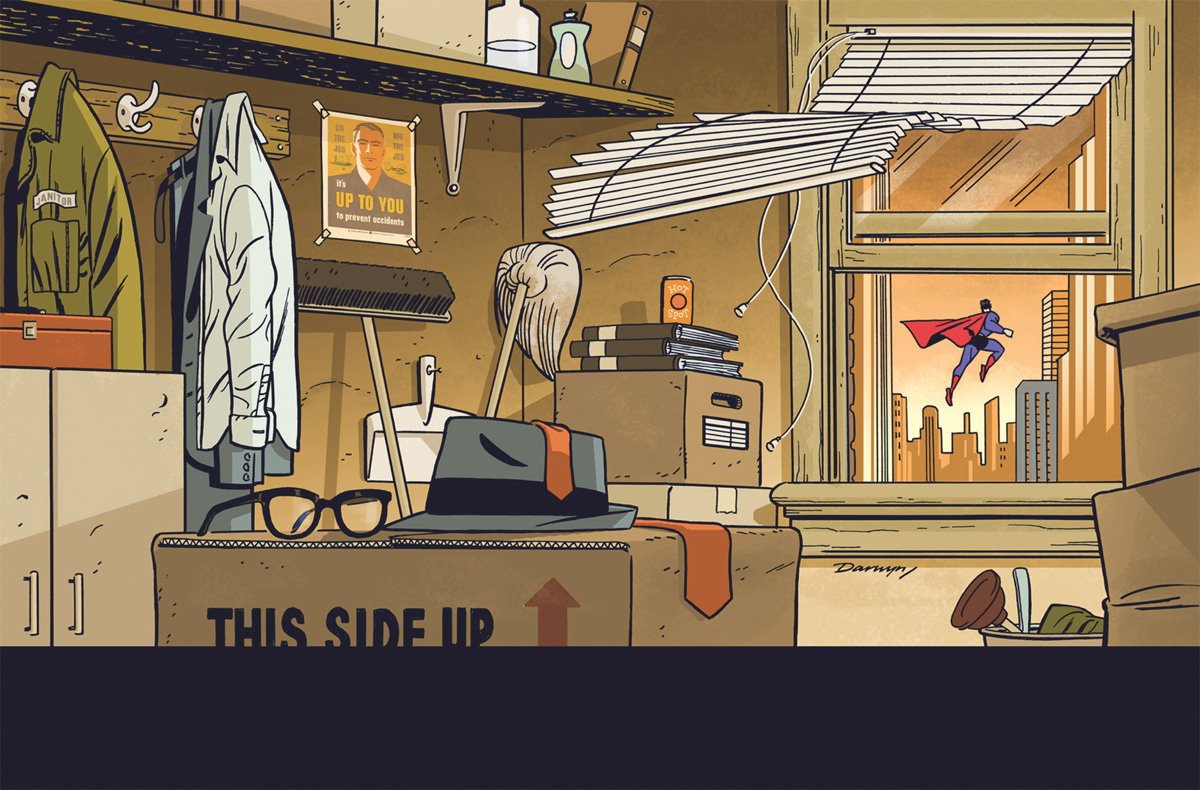 Superman's Abode: A Comic Perspective