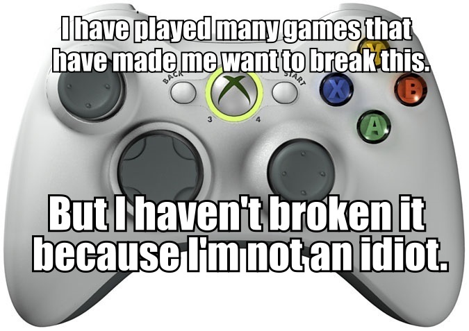 Download Video Game Controller Xbox Controller Humor Frustration Image