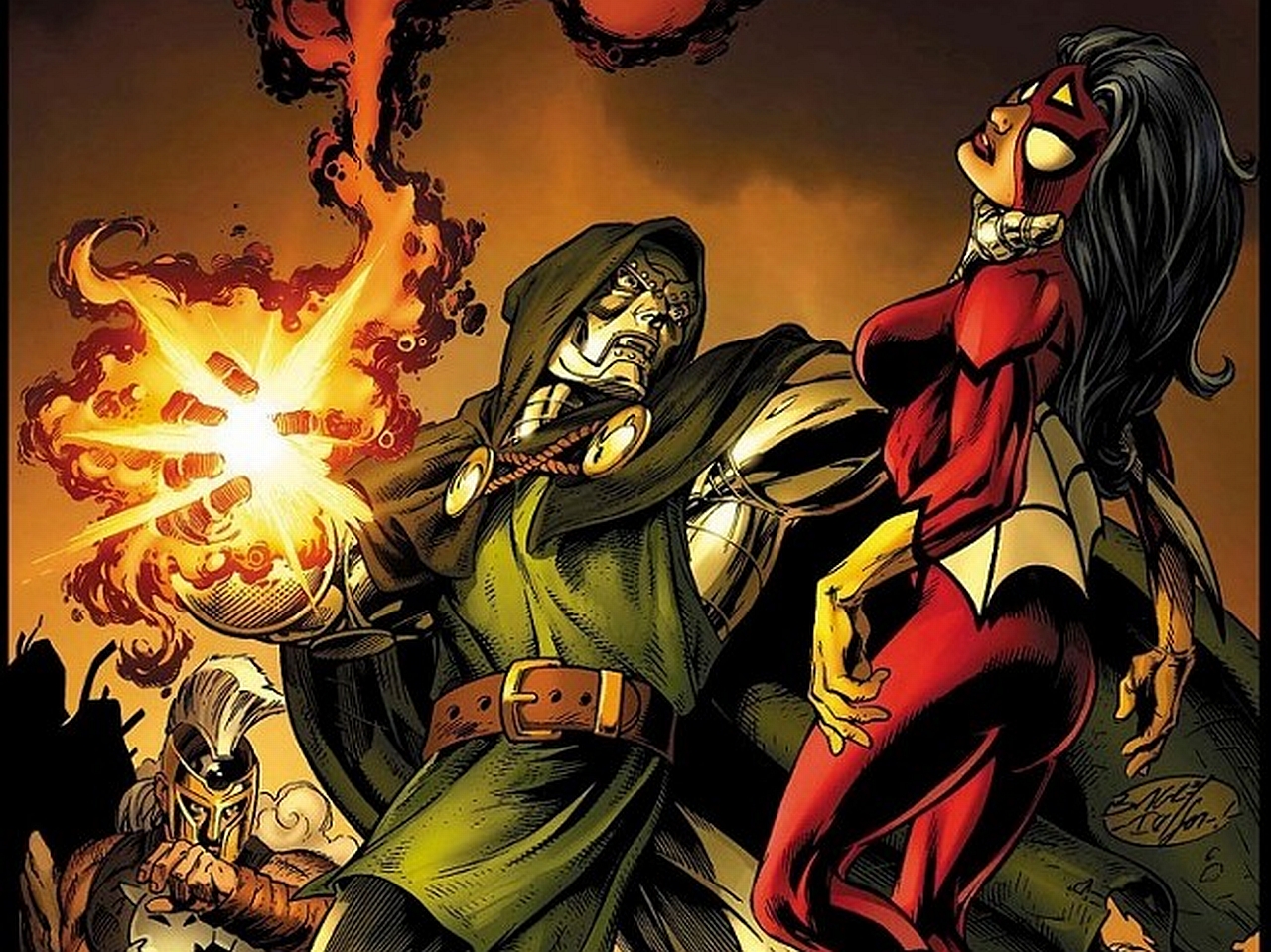 Doctor Doom Unleashed: A Fiery Comic Showdown