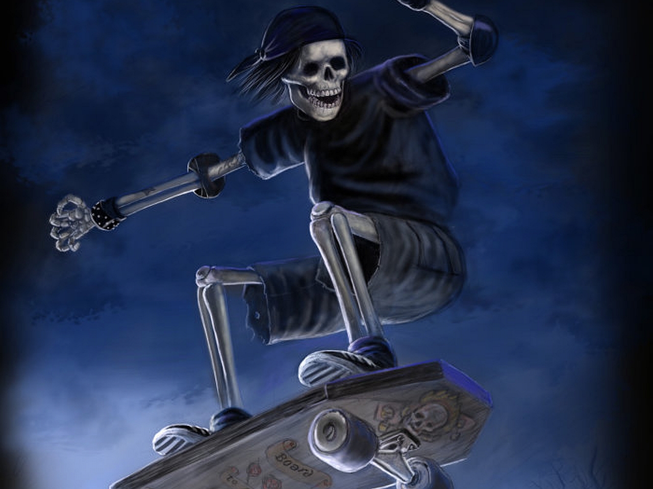 Download Dark Skeleton Image