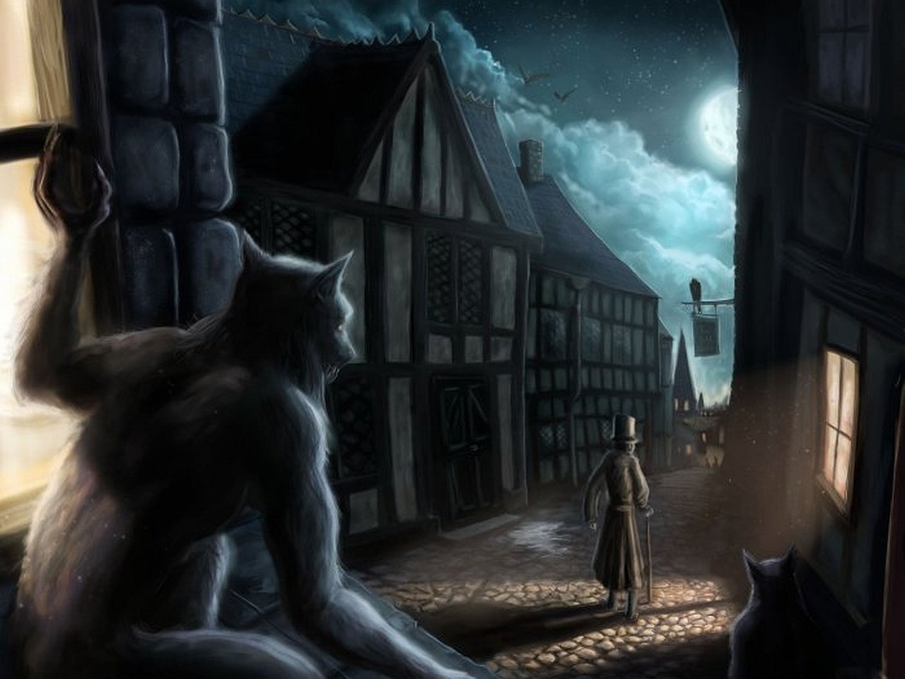 Download Dark Werewolf Image