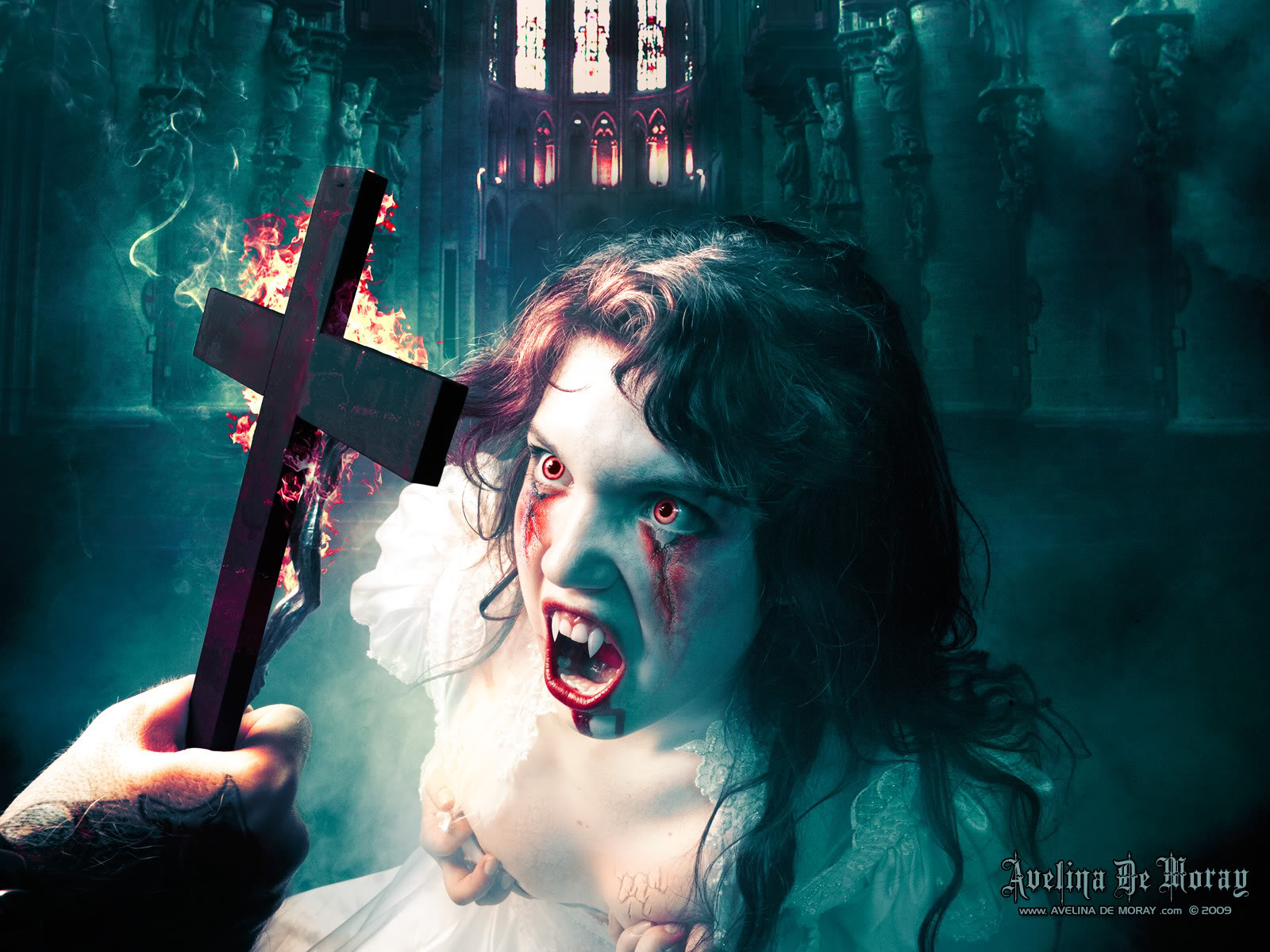 Download Cross Dark Vampire Image