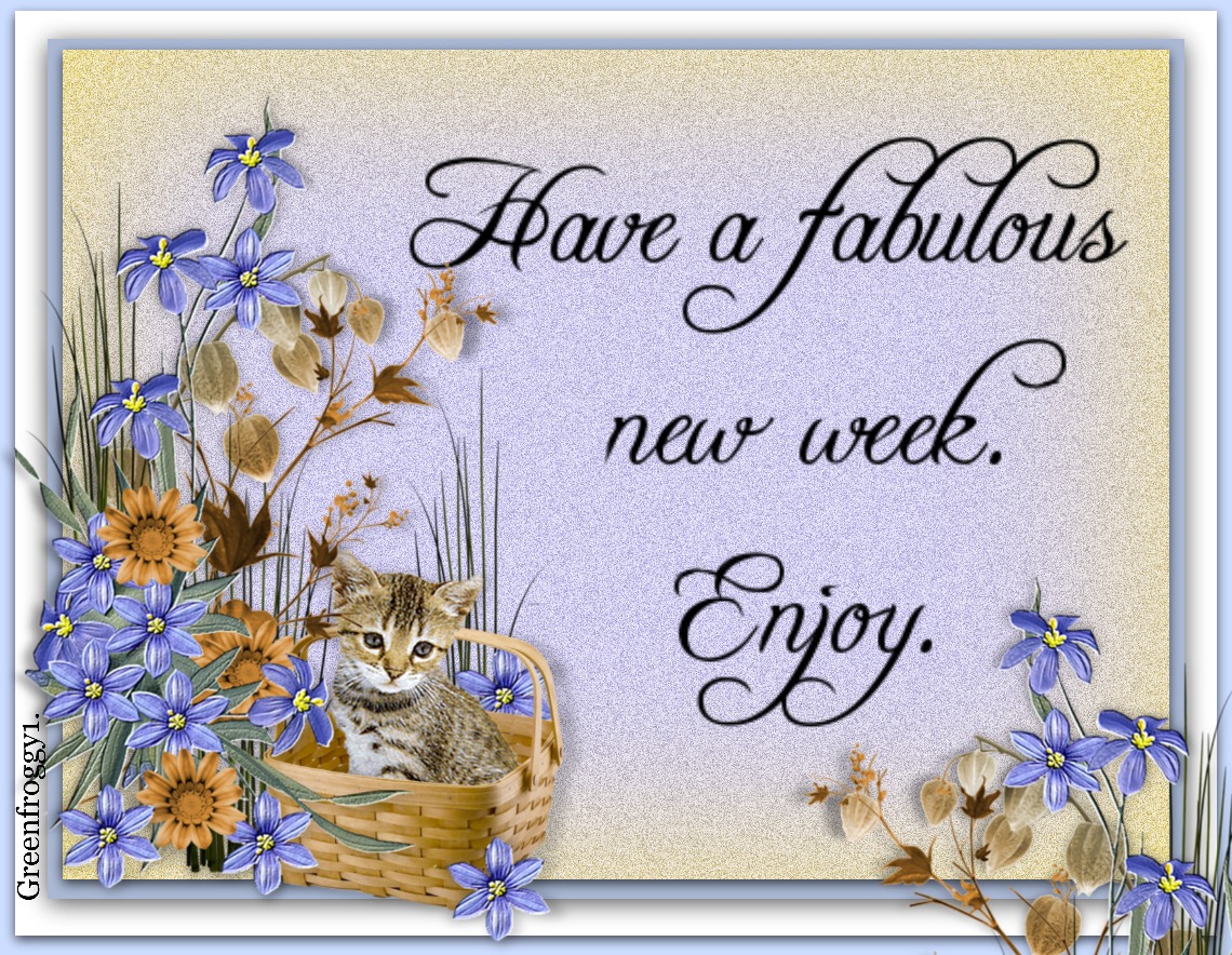 FABULOUS NEW WEEK by GREENFROGGY1