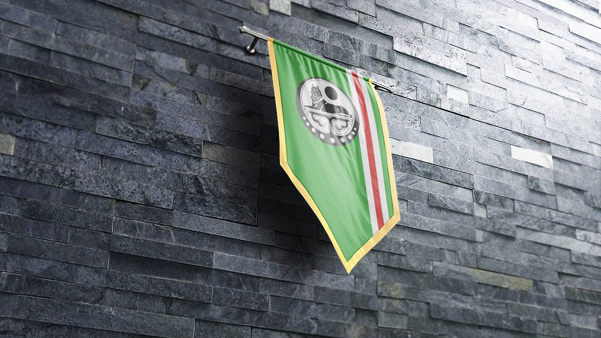 Flag of Chechnya by BlackBorz