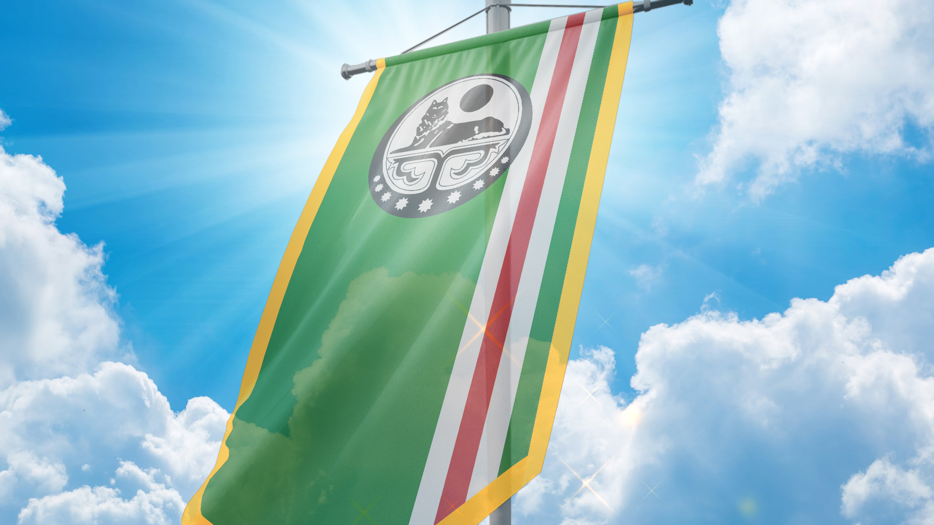 Flag of Chechnya by BlackBorz