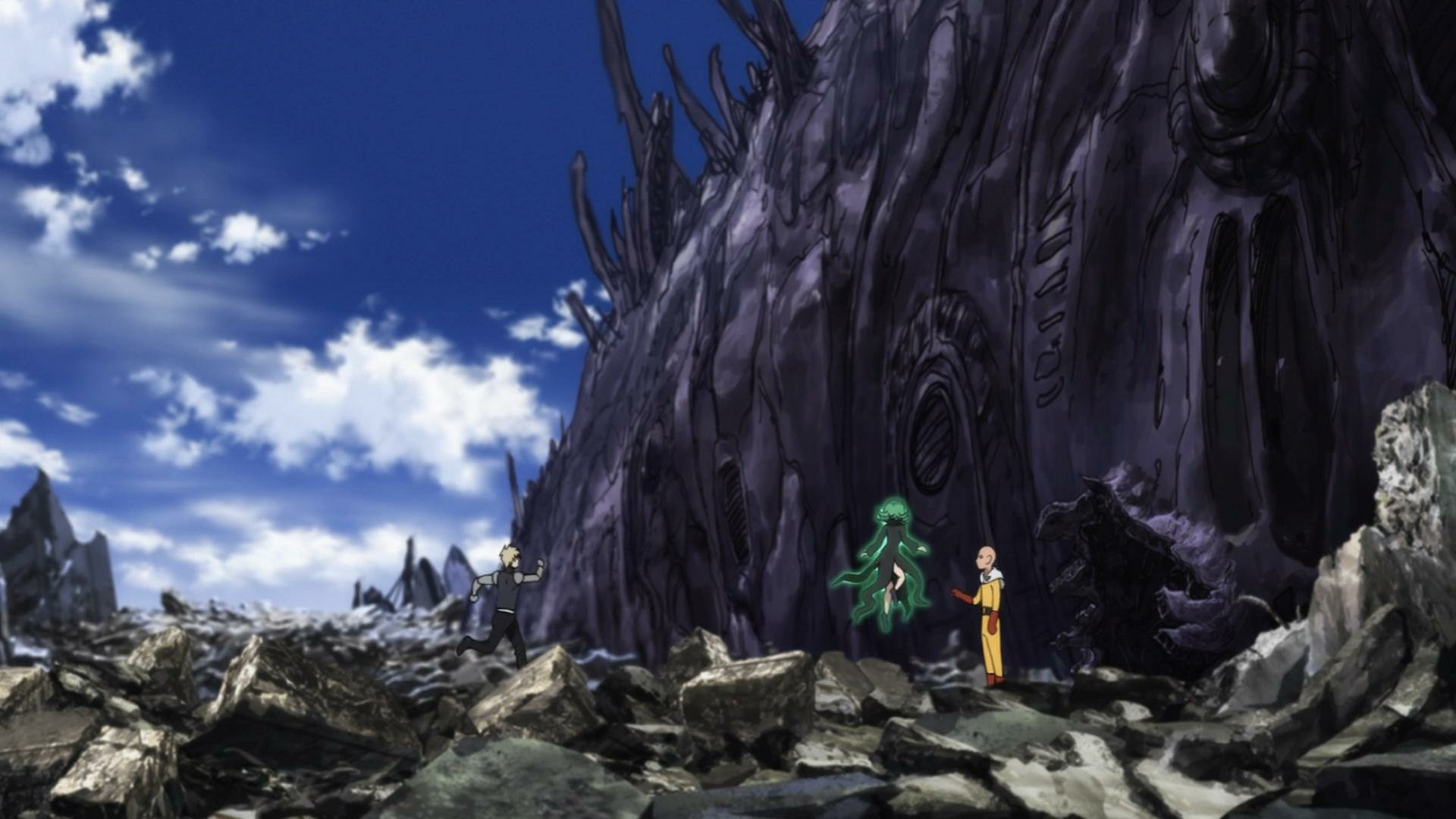 One-Punch Man: Heroic Stand Amid Ruins