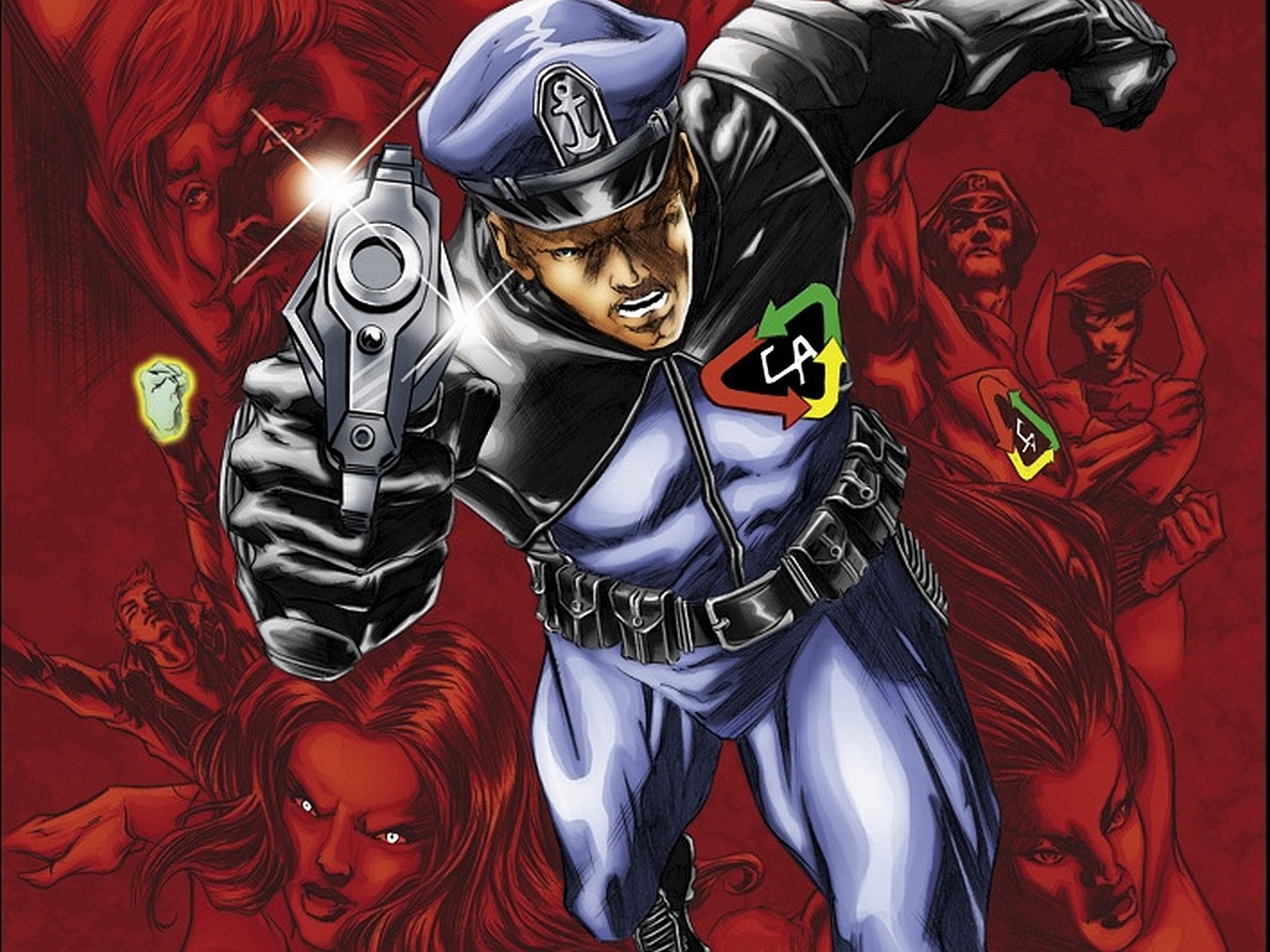 Download Comic Captain Action Image
