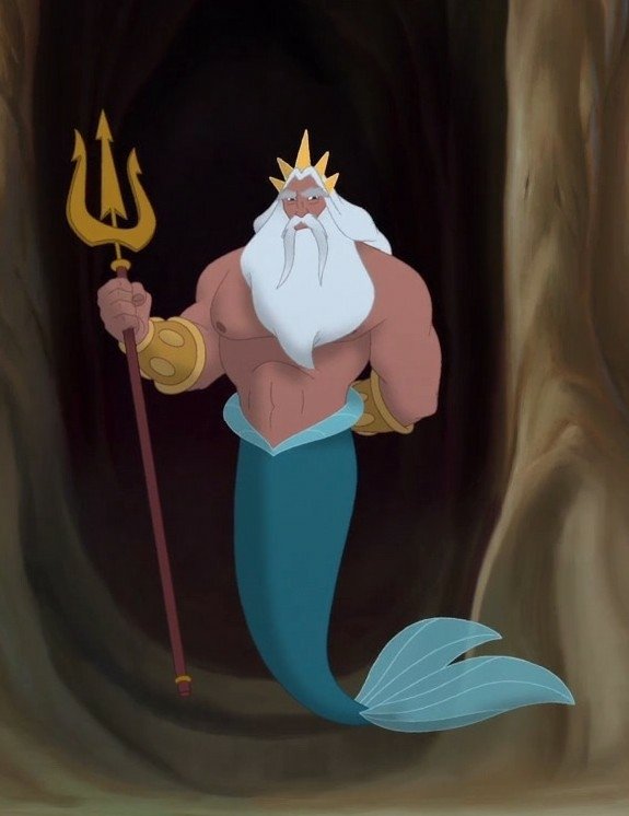 Download Trident Merman The Little Mermaid King Triton Movie The Little ...