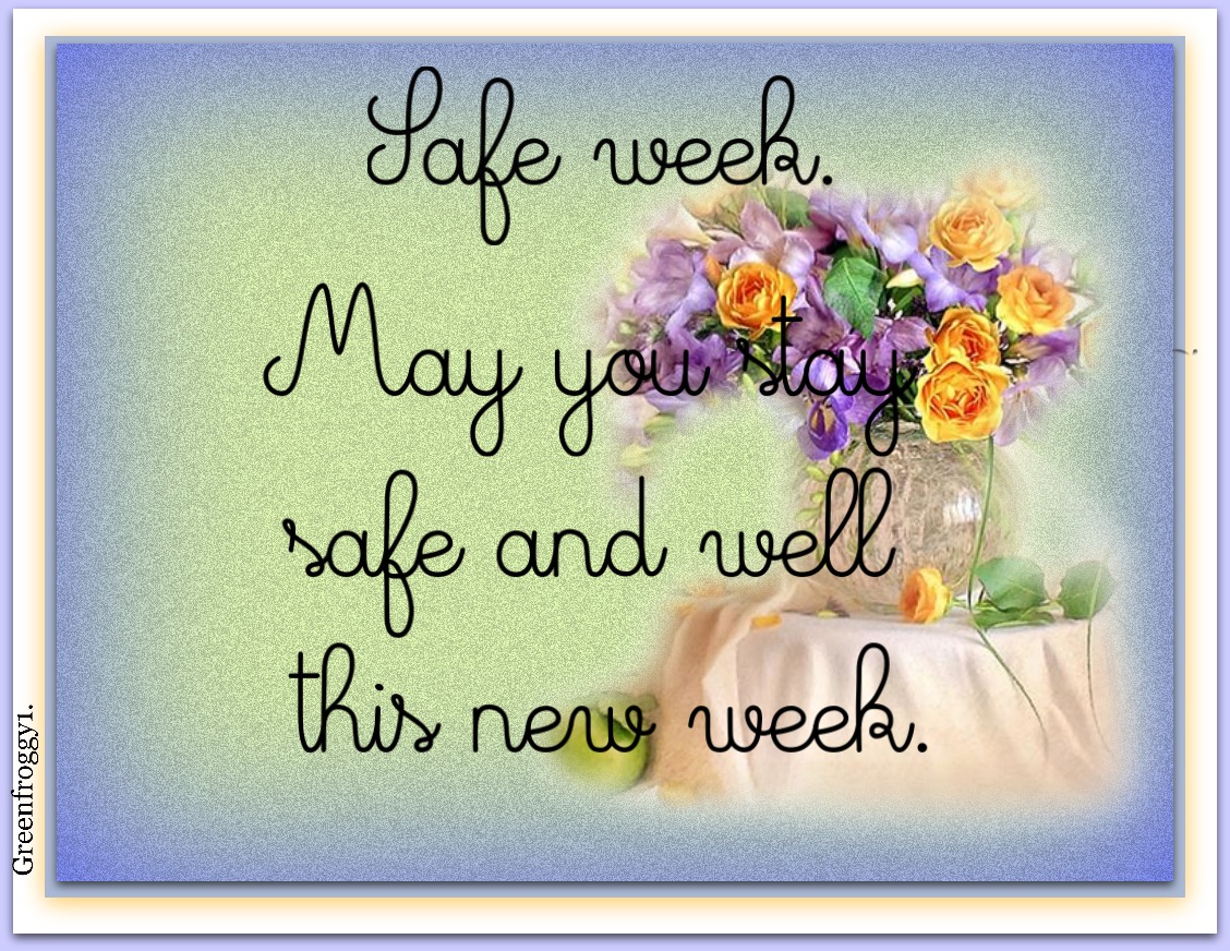 SAFE WEEK by GREENFROGGY1