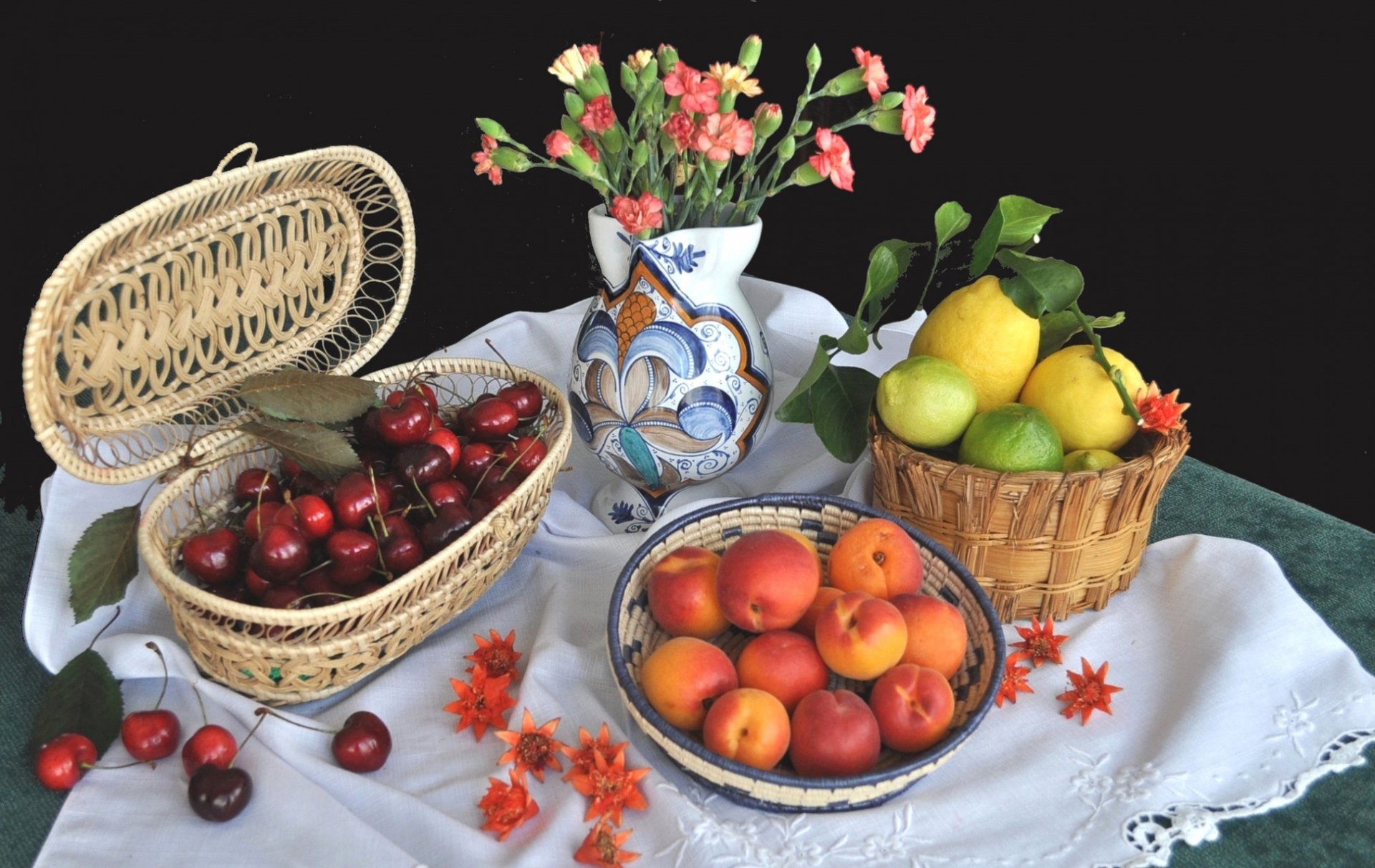 Download Fruit Flower Vase Photography Still Life Image