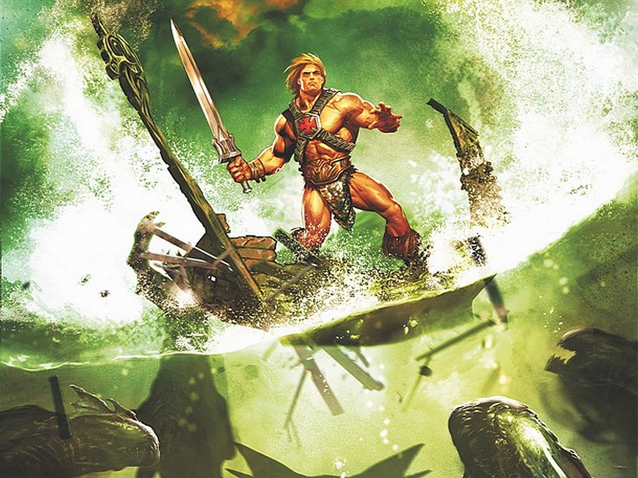 He-Man: Legendary Comic Warrior in Action