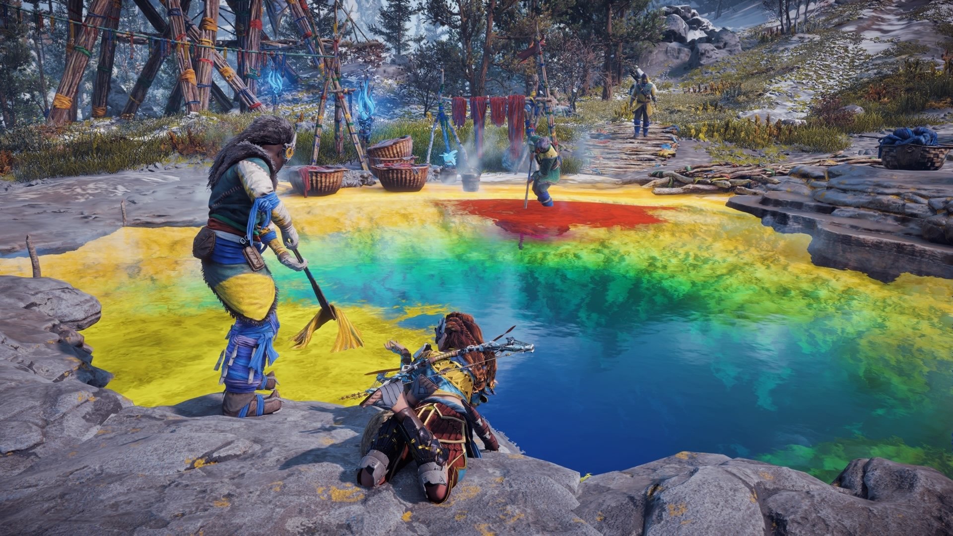 Colorful ponds of Banok by subinitsu - Image Abyss