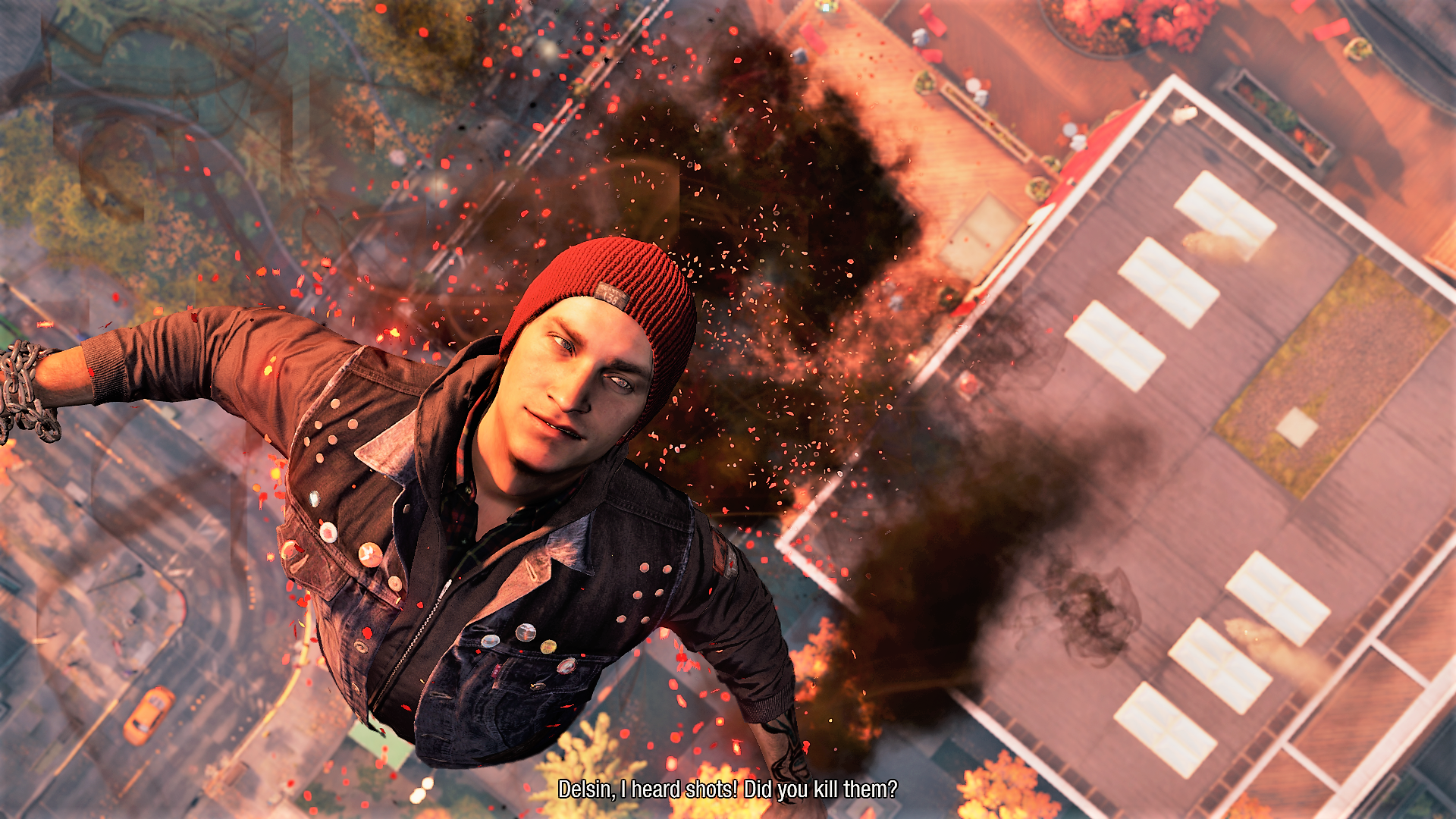 Delsin in Air by pranavsaiyan