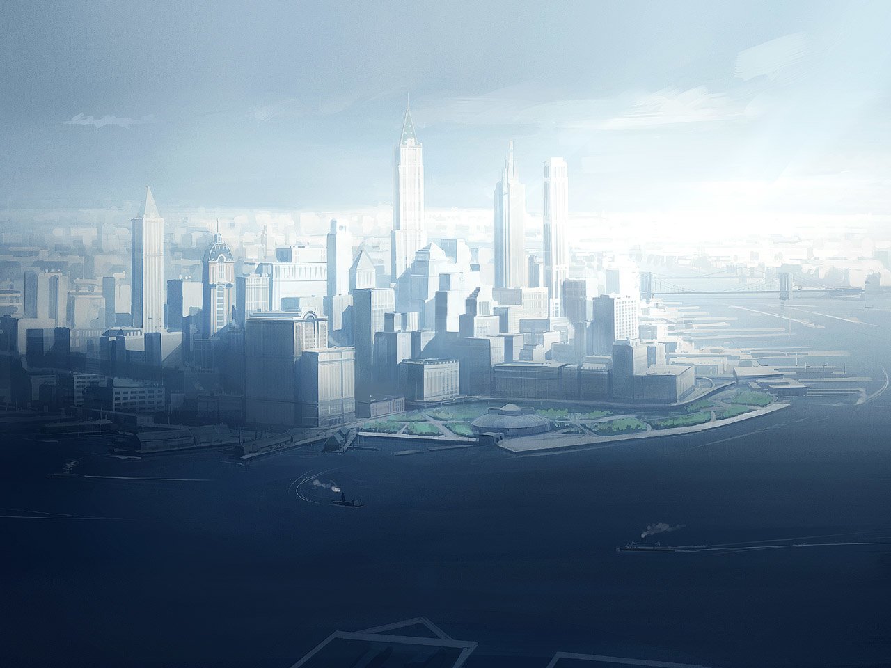 Download Artistic City Image